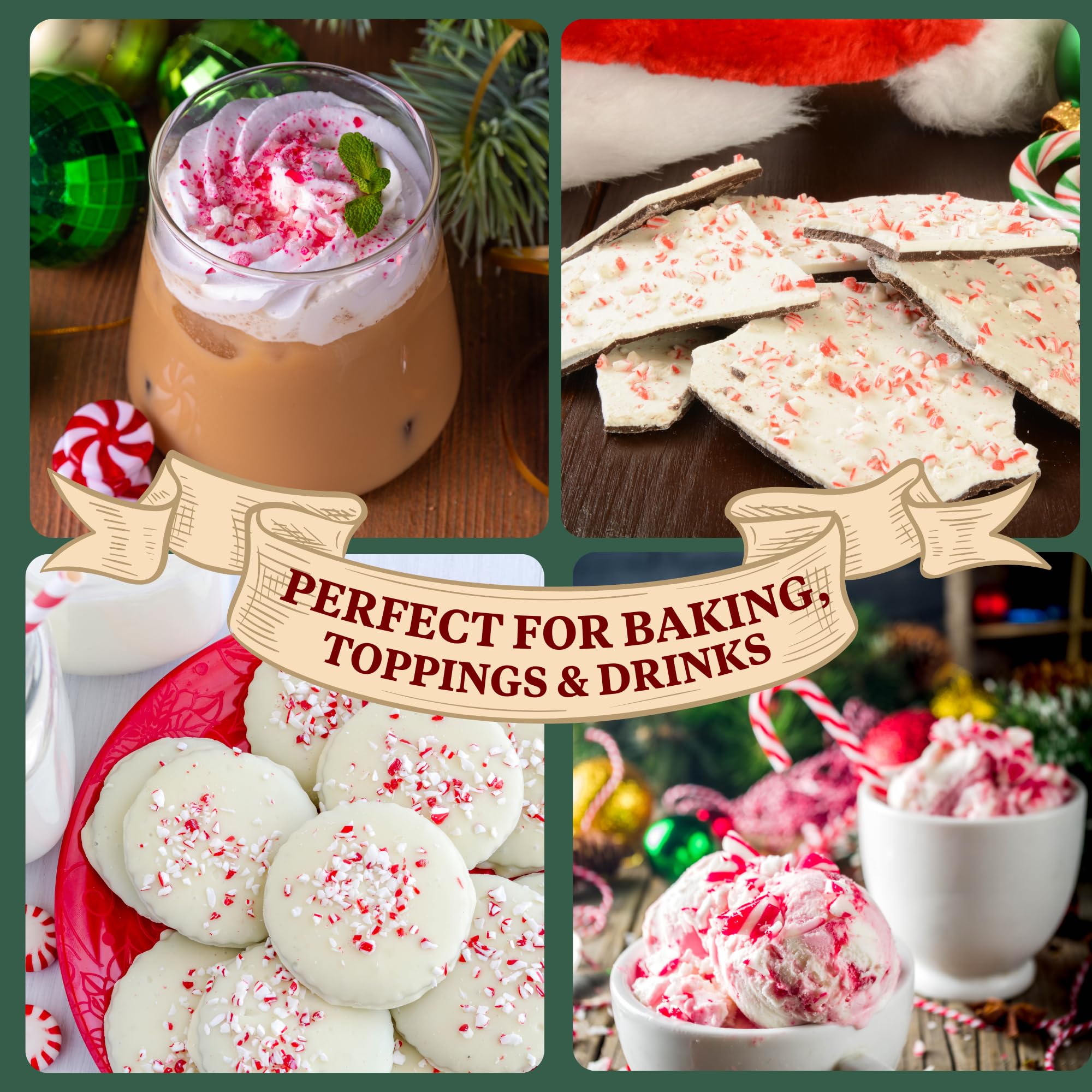 Snapklik.com : Bulk Crushed Peppermint Candy Pieces, Red And White ...