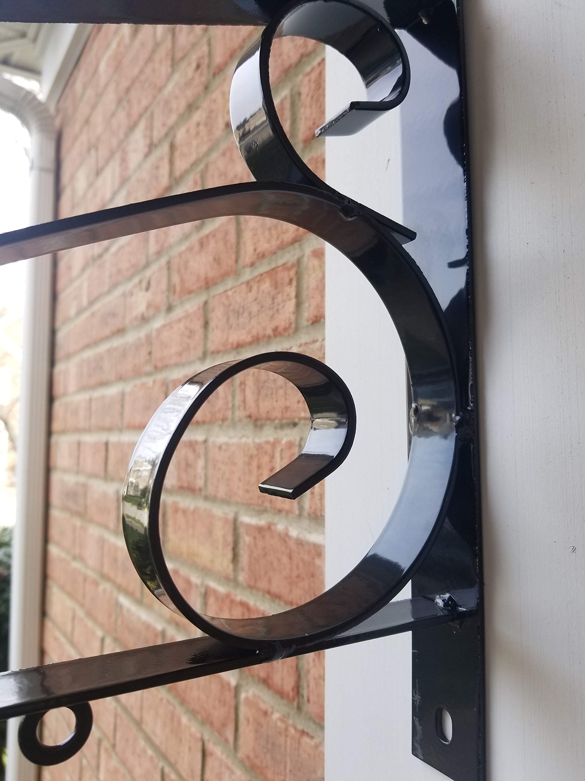 Scroll Brackets For Signs Scroll End Wrought Iron Brackets| The Sign