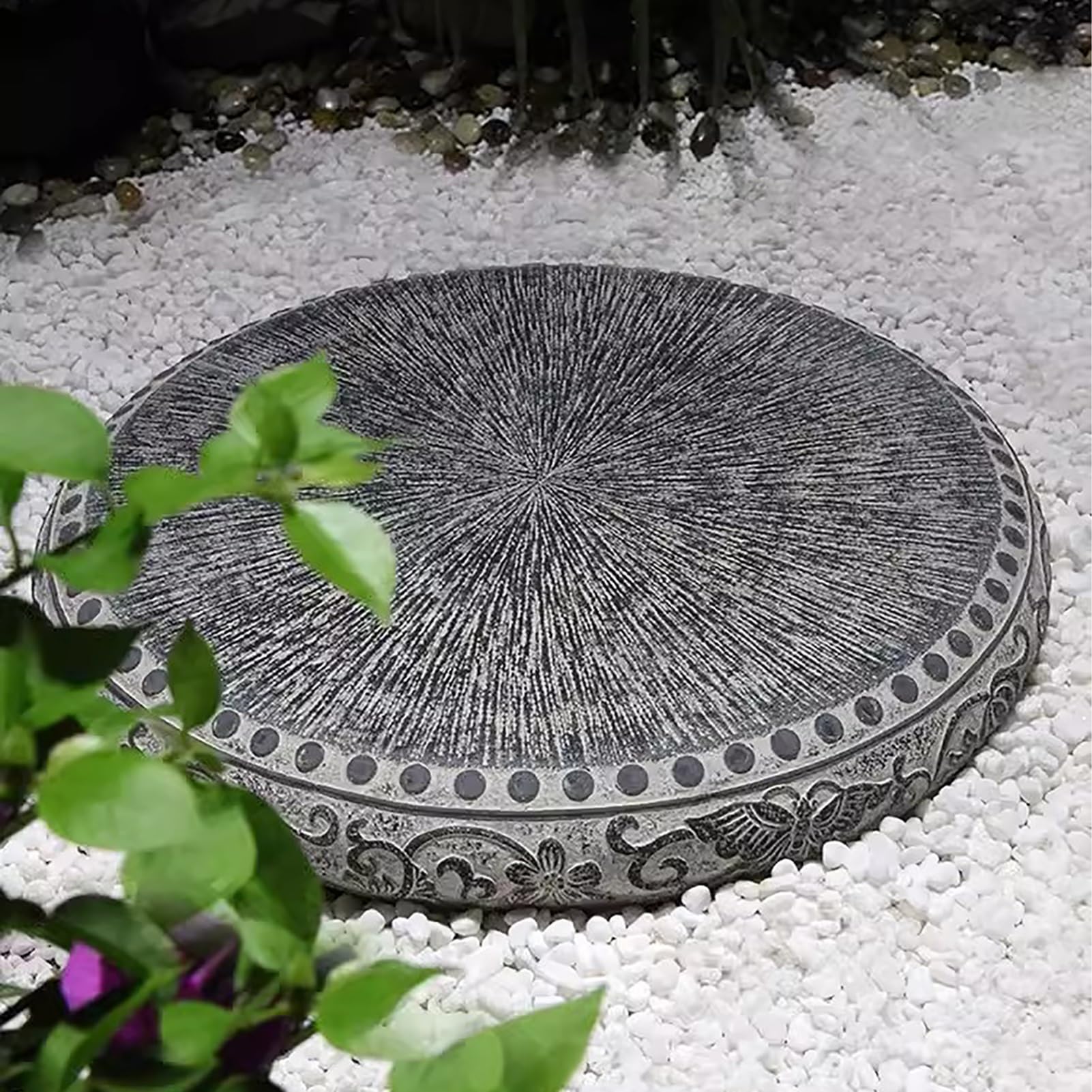 Round Pebble Stepping Stones Concrete St. Vrain Block 10620 Round