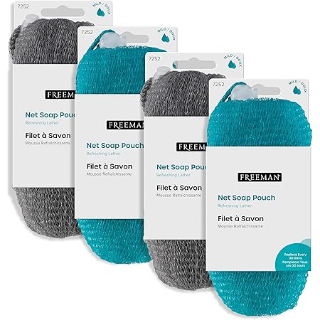 Amazon.com: myHomeBody Soap Pocket Exfoliating Soap Saver Pouch | Body ...