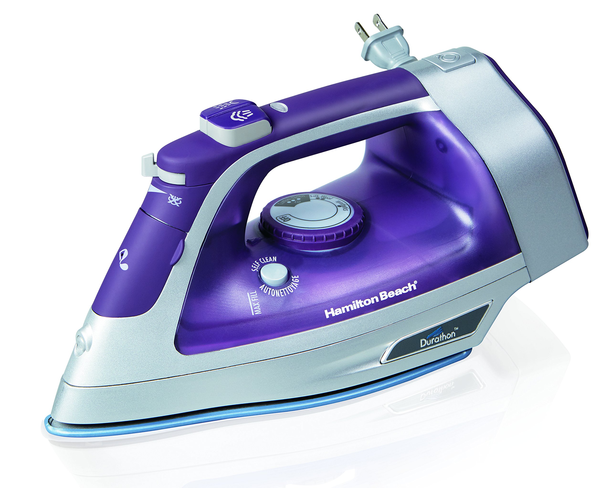 Hamilton Beach 19803R Plancha de Vapor Durathon Cerámica Antiadherente ...