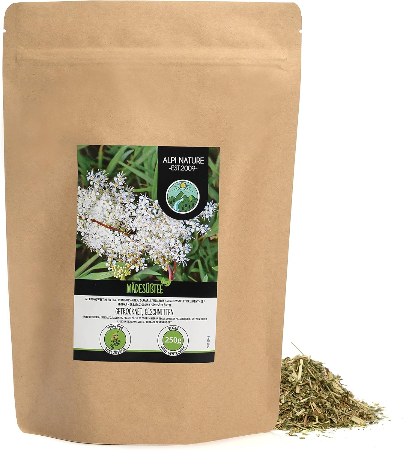 Meadowsweet Infusion (250g, 8.8oz), Meadowsweet Tea, Cut, Gently Dried ...