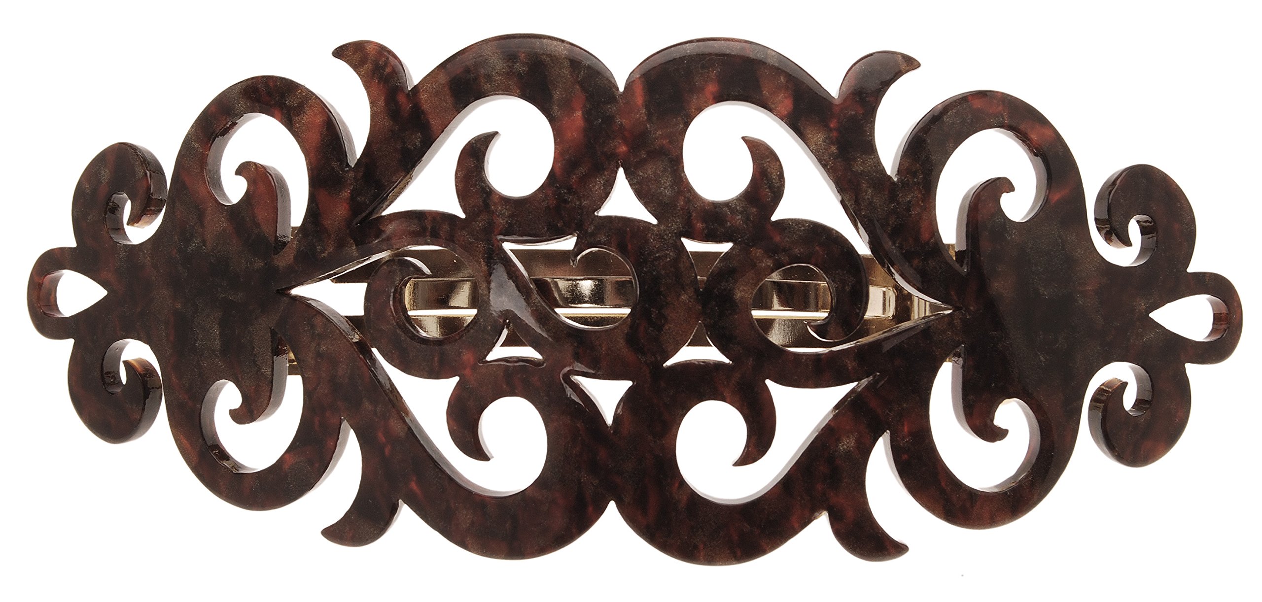 Amazon.com : France Luxe Elysee Barrette - Classic, Mojave : Hair ...