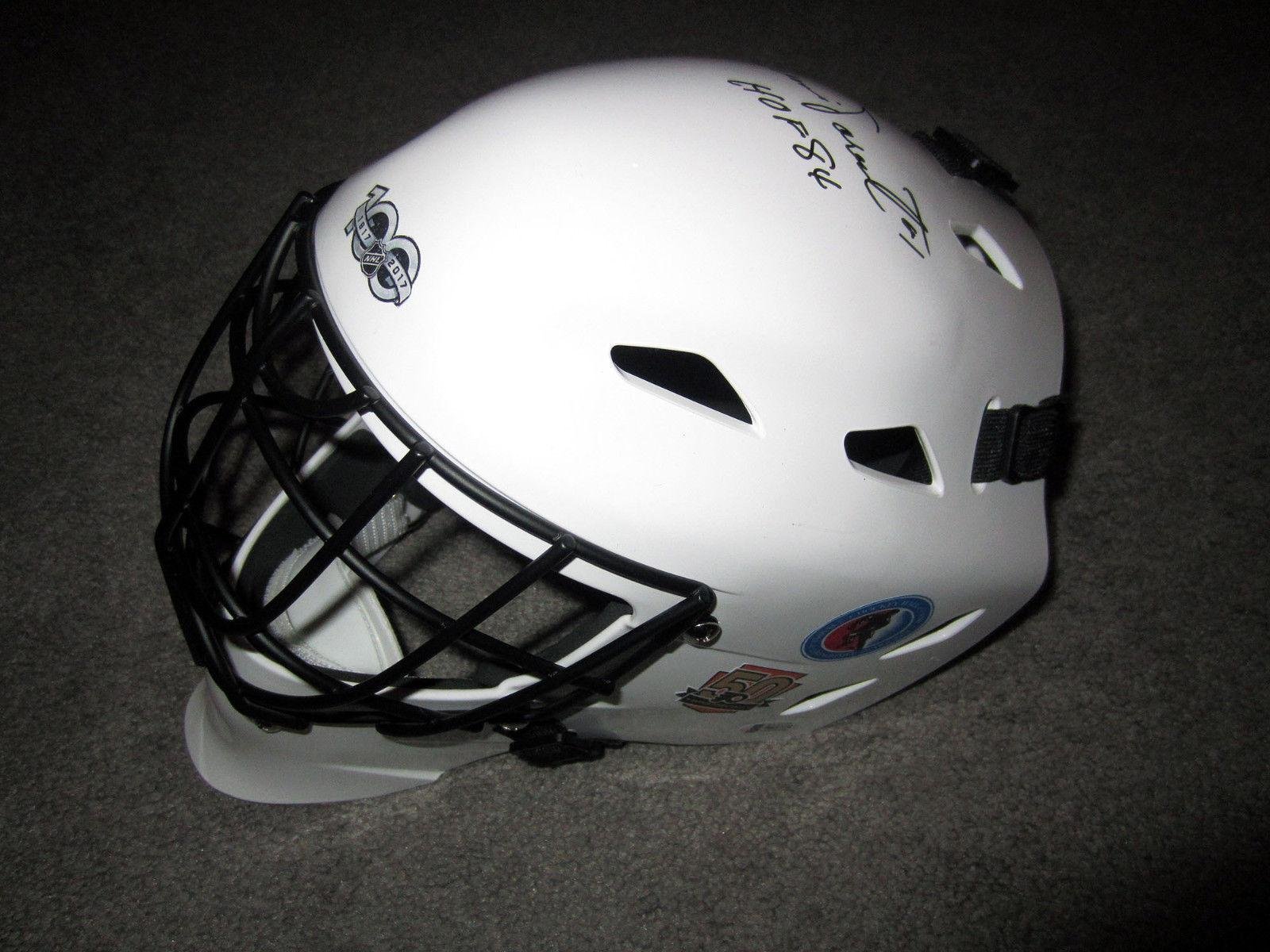 Signed Bernie Parent Hockey Mask