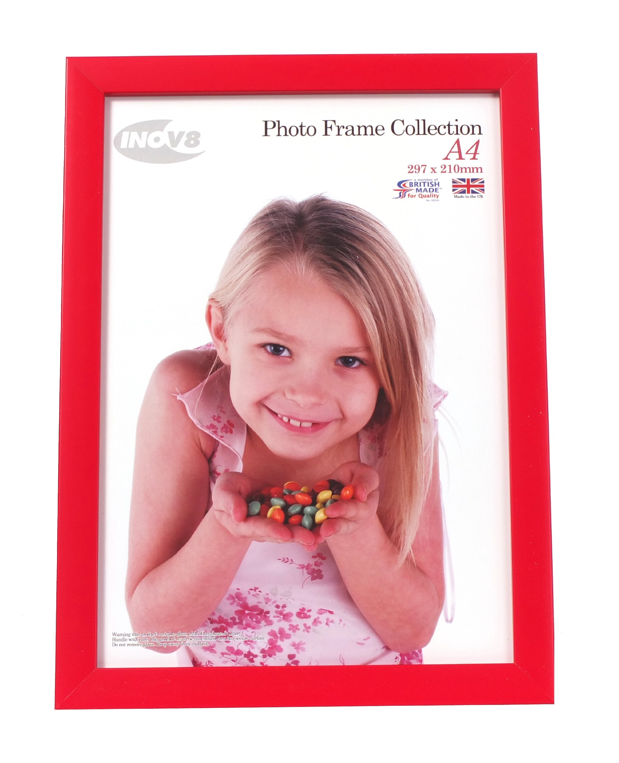 Inov8 Framing PFVS-RERE-A4 Photo Frame, Regal Red, A4 : Amazon.co.uk ...