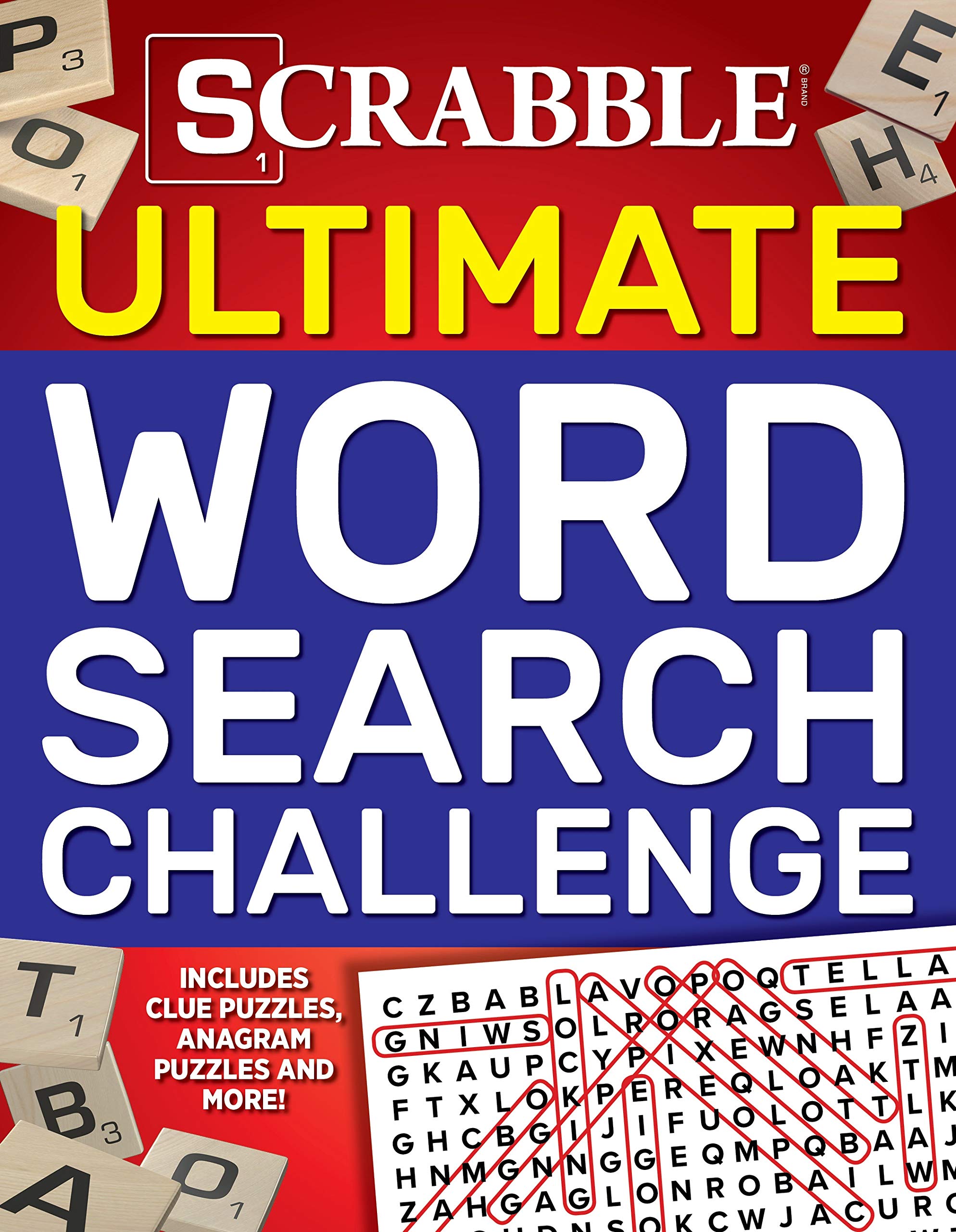 Scrabble Ultimate Word Search Challenge: Includes clue puzzles, anagram ...