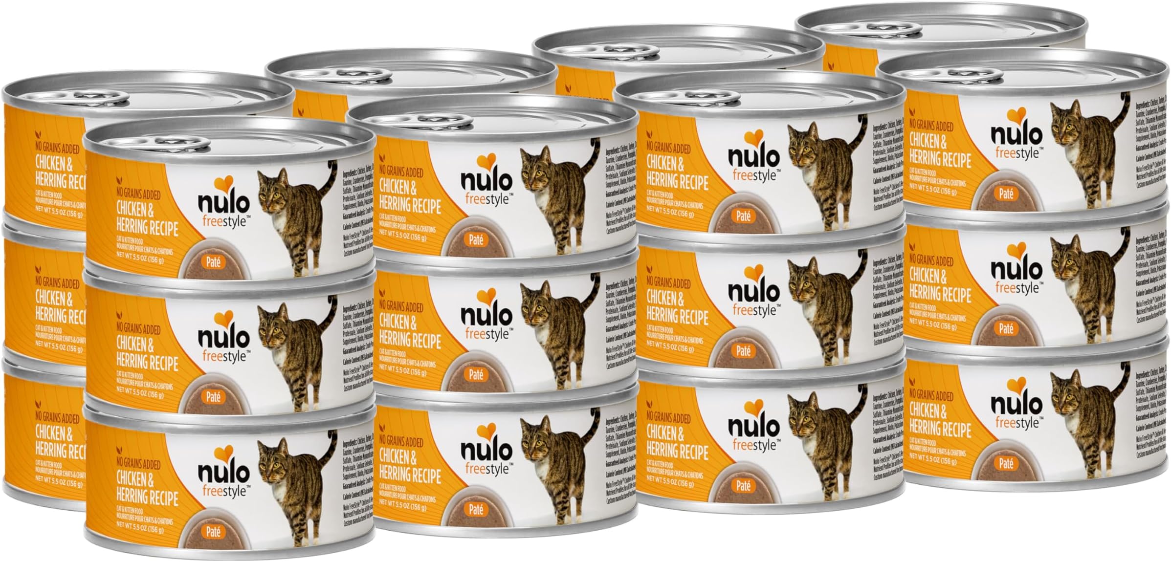 Amazon.com : Nulo Cat Freestyle Pate Canned Cat & Kitten Food, Turkey ...