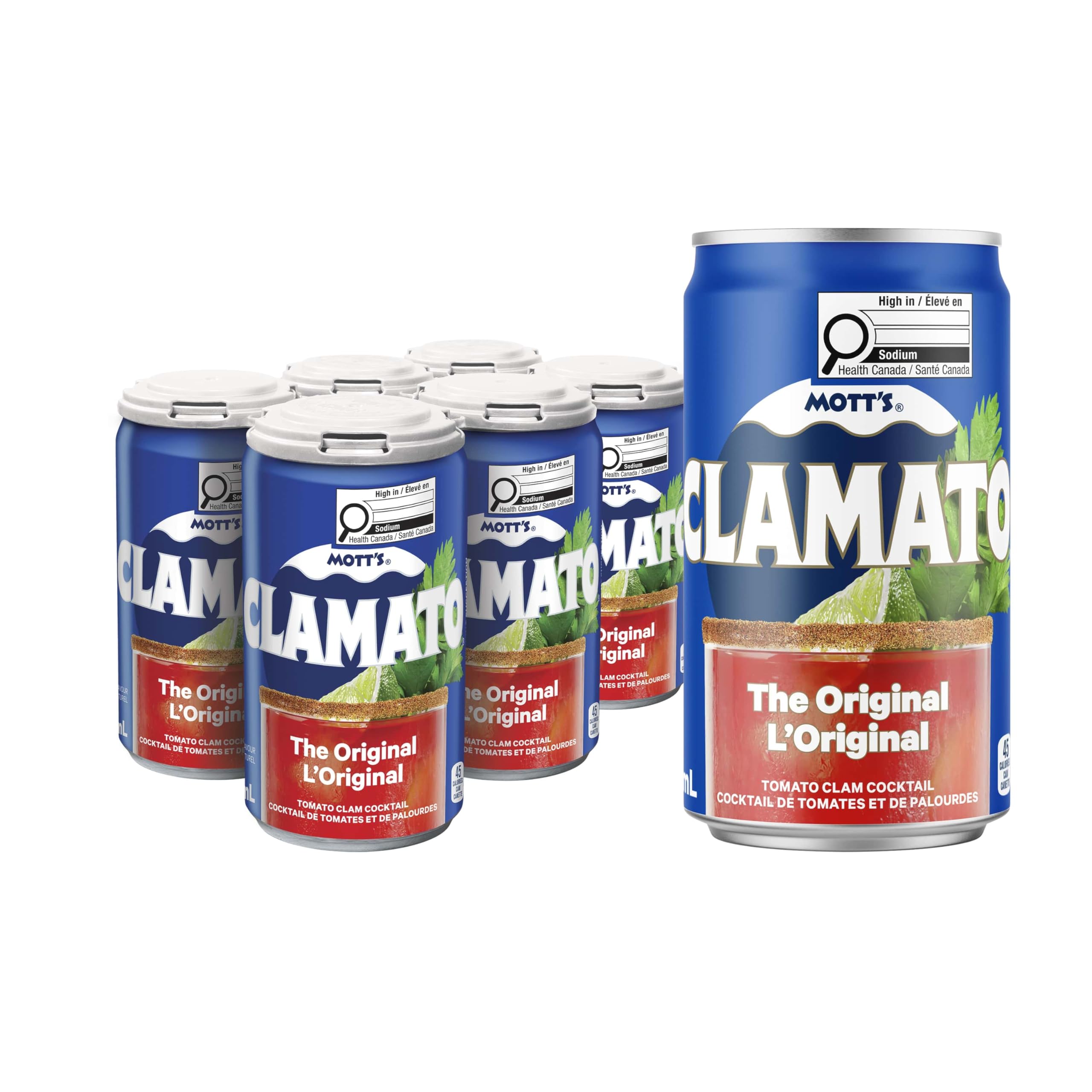 Mott's Clamato Original, 213mL Can, Pack of 6 : Amazon.ca: Grocery ...