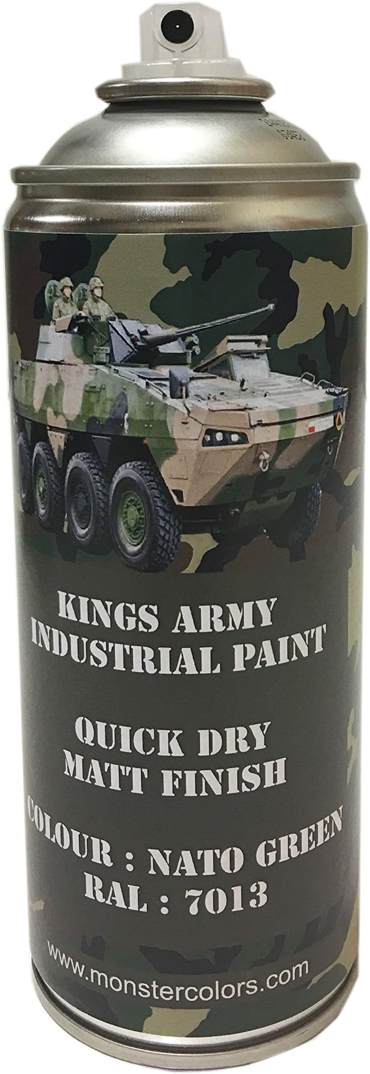 Kings Army Nato Green Ral 7013 Military Matt Spray Paint 400ml Military ...
