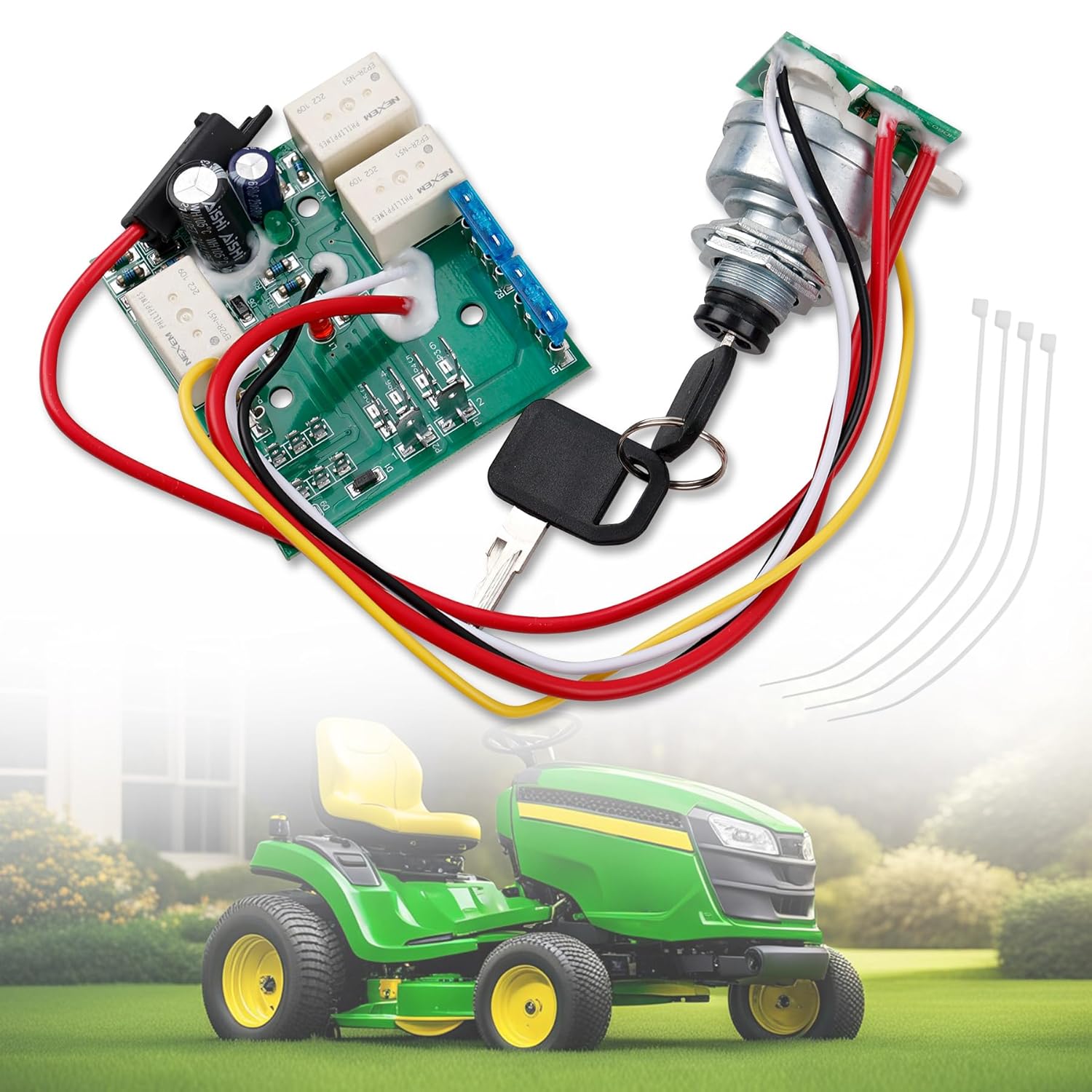 Amazon.com: AM132500 Ignition Switch Module with Keys Compatible with ...