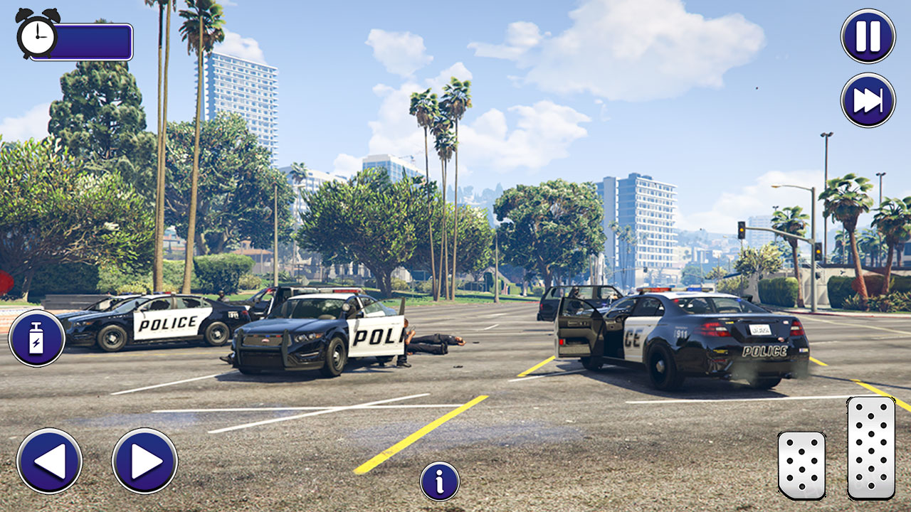 Real Police Car Open world – City Police Chasing Gangster Mafia Vs ...