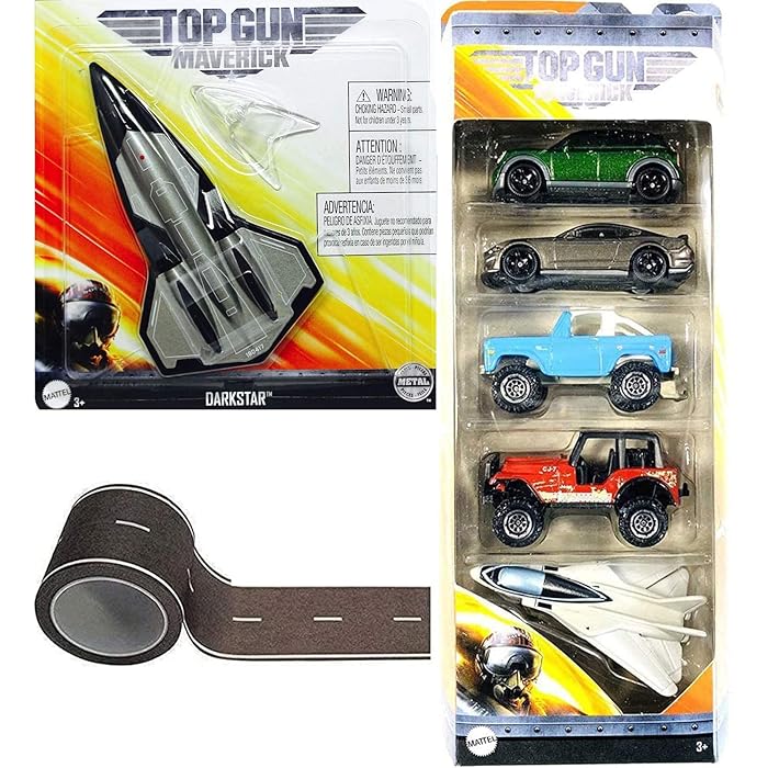 Buy Airspeed Matchbox Maverick Top Gun Jet & Car Set 5-Pack MBX Plane ...
