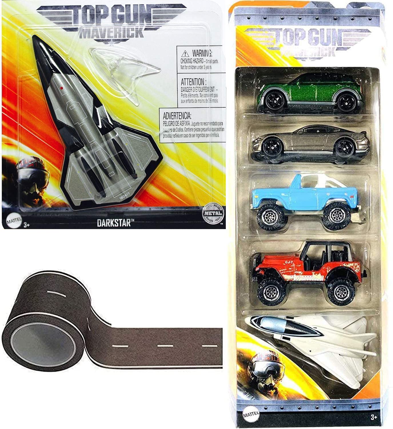 Buy Airspeed Matchbox Maverick Top Jet & Car Set 5-Pack MBX Plane ...