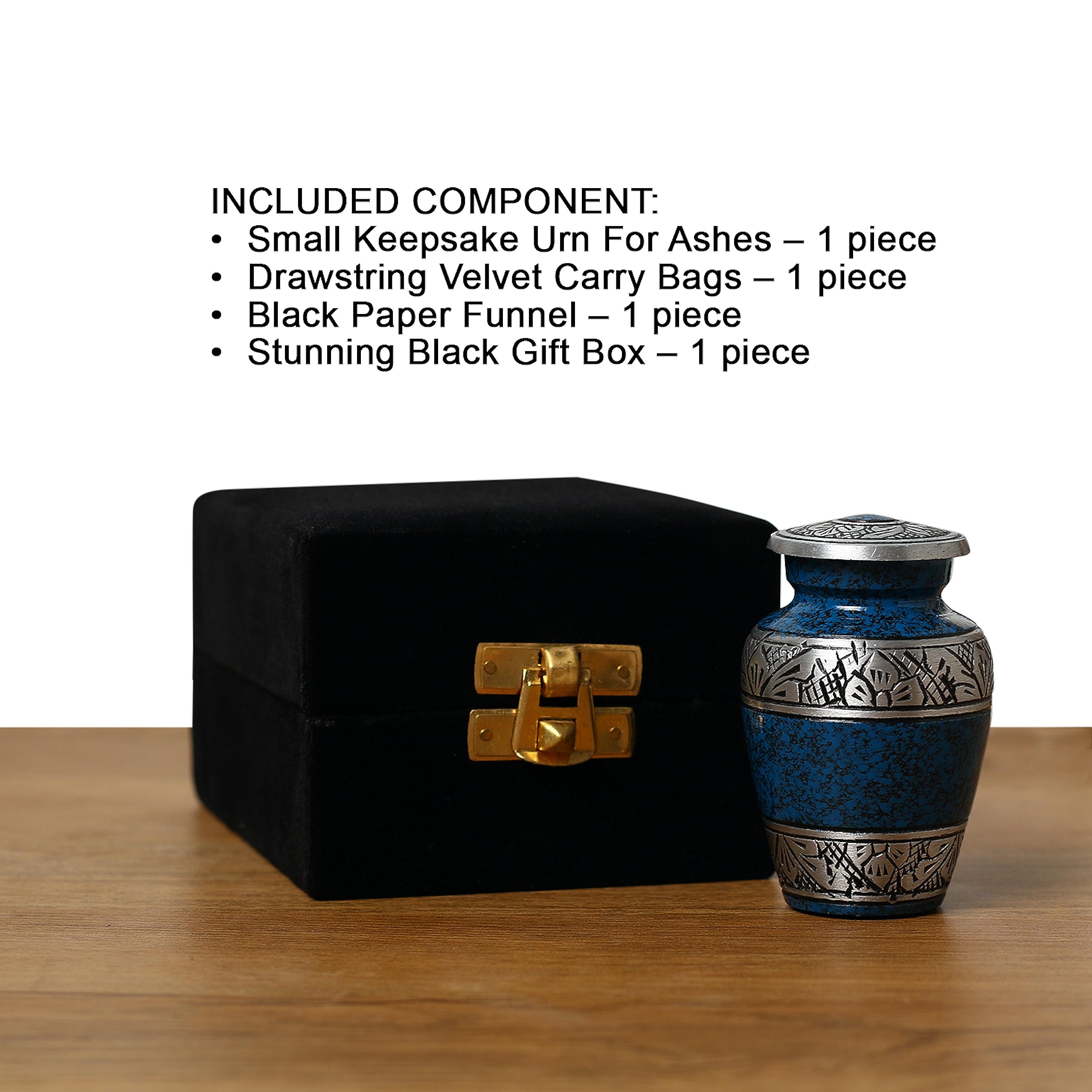 Small Ashes Container Blue Mini For Ashes - Small Cremation Urns With ...