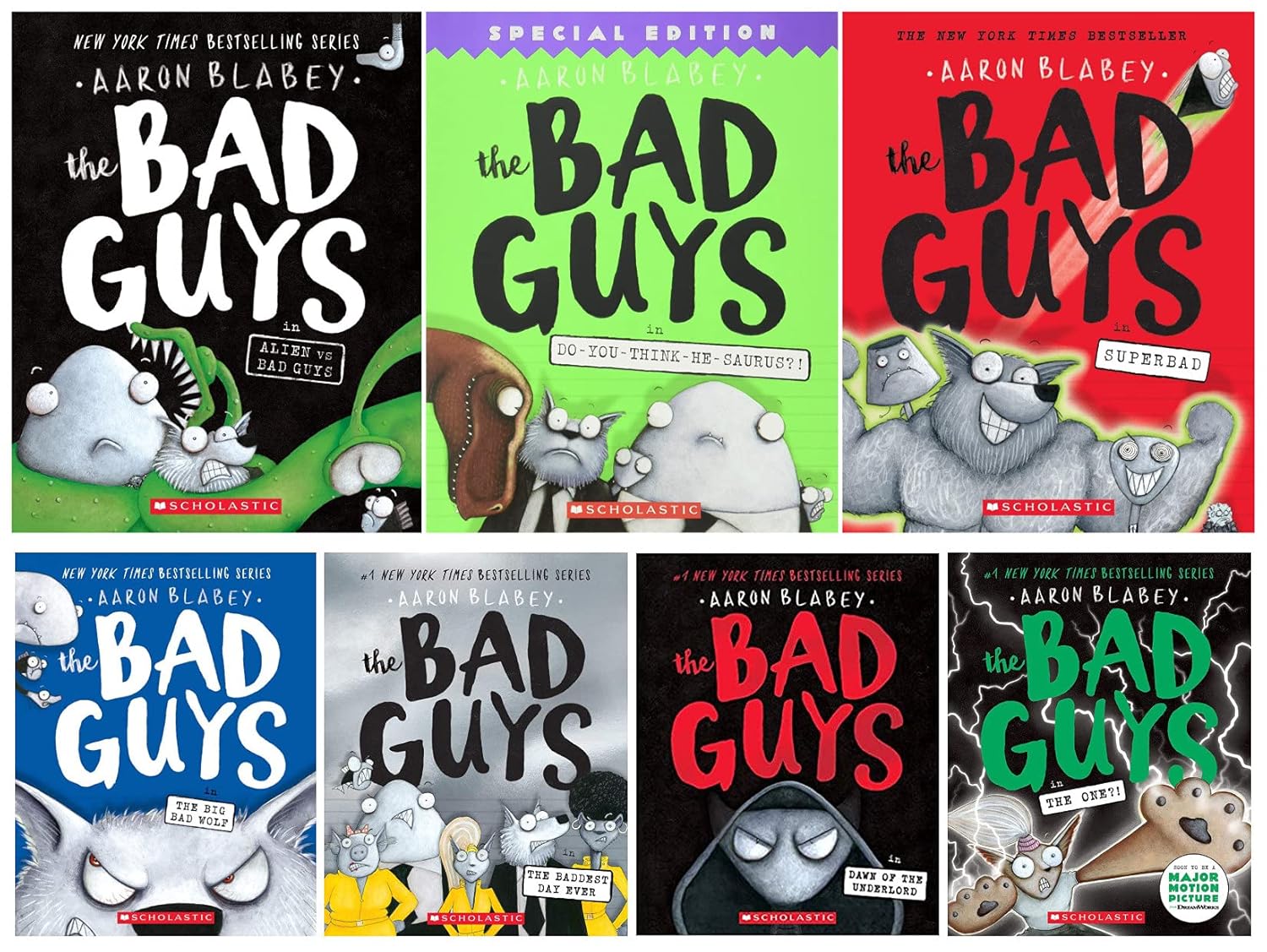 NEW SET! The Bad Guys Series 7 Books Set: Book 6 - 12: Aaron Blabey ...