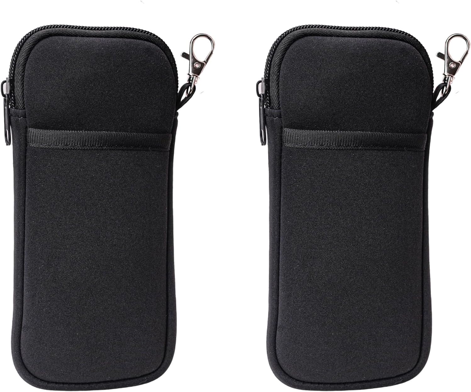 lengll Soft Glasses Case - 2 Pack Double Layer Neoprene Eyeglass Pouch ...