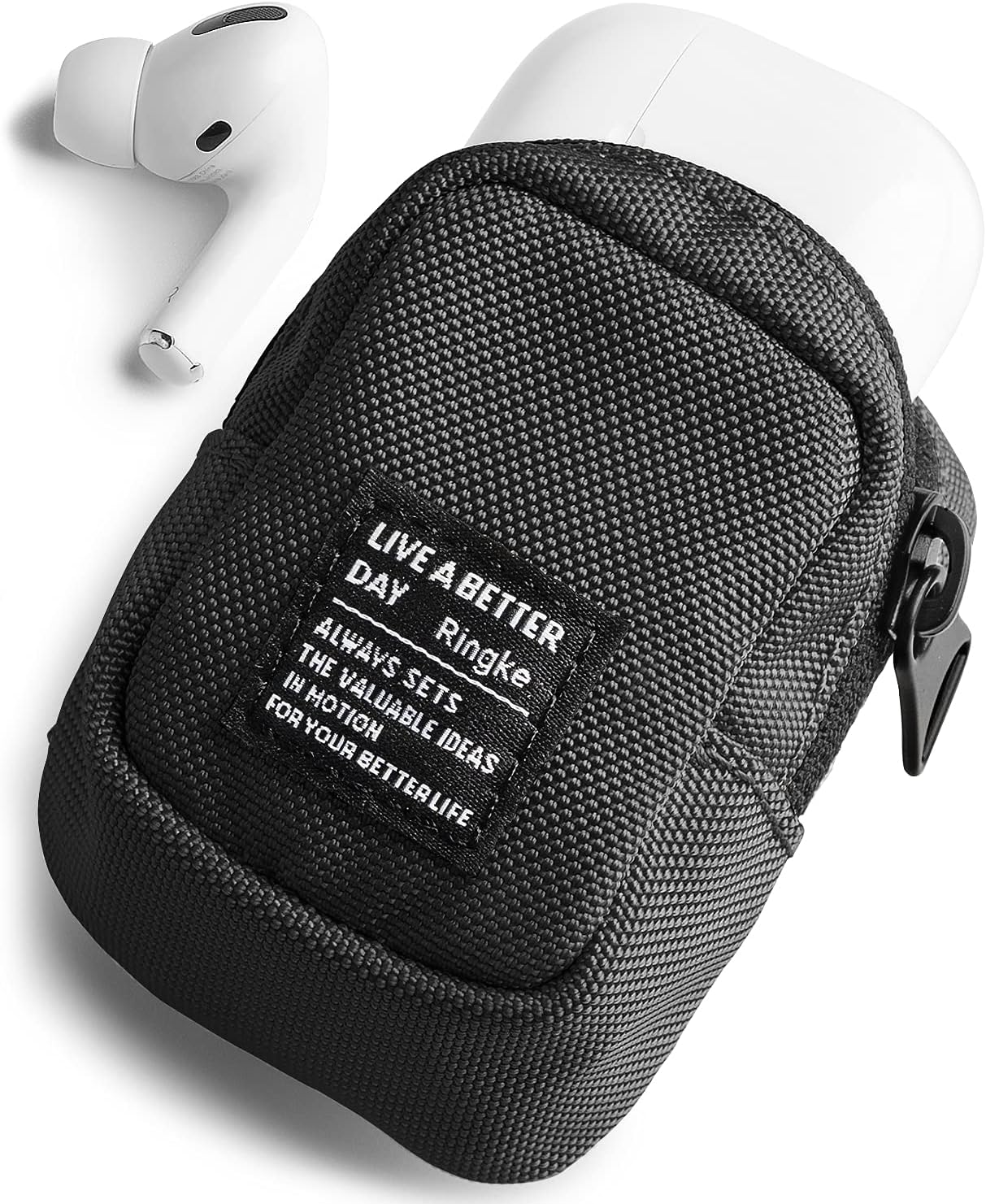 Amazon.com: Geekria Earbuds Pouch with Belt Loop Compatible with Apple ...