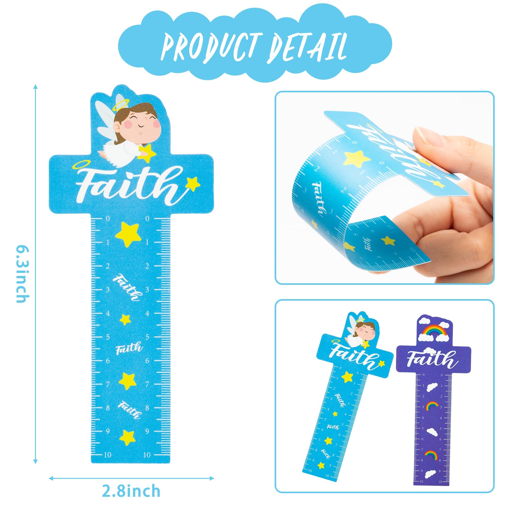 Snapklik.com : Easter Cross Bookmark Rulers - 50Pcs Jesus Cross ...