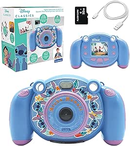 Lexibook, Disney Stitch DJ080D 4-in-1 Digital Camera for Children with ...