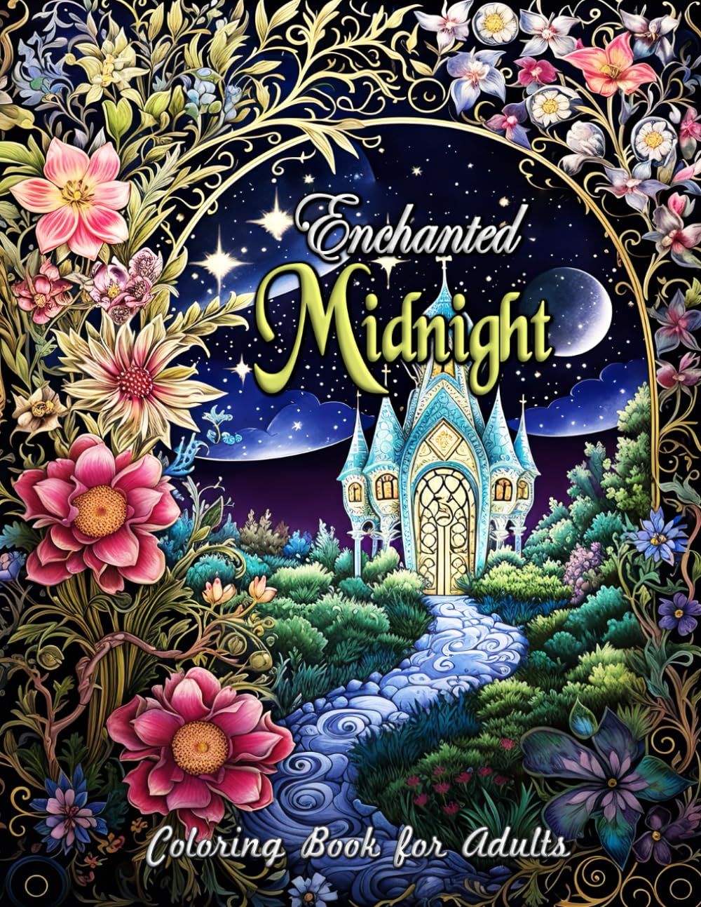Amazon.com: Enchanted Midnight Coloring Book for Adults: Coloring ...
