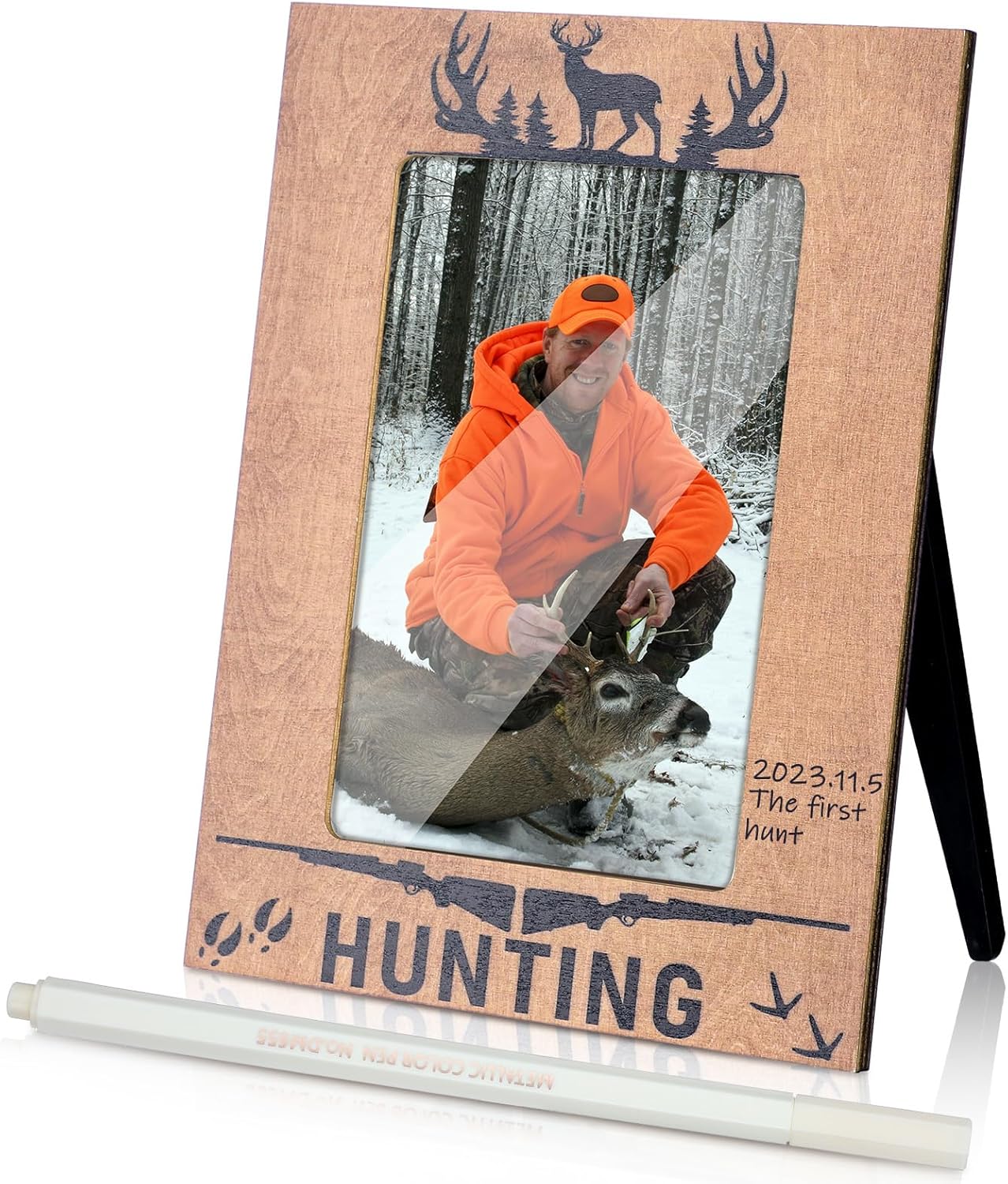 Amazon.com - Qunclay 4 x 6 Hunting Picture Frame Hunting Gifts for ...