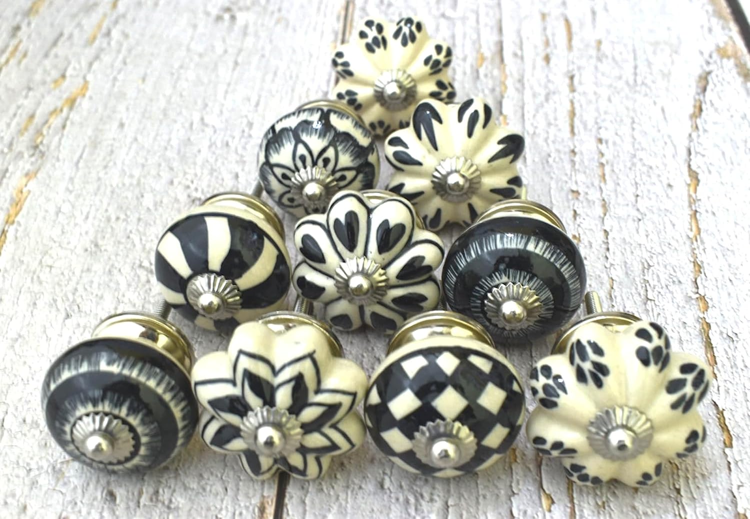 ARTISNO Ceramic Knobs Kitchen Cabinet Drawer Knobs Hardware Knobs Handmade Knobs Cabinet Knobs ...