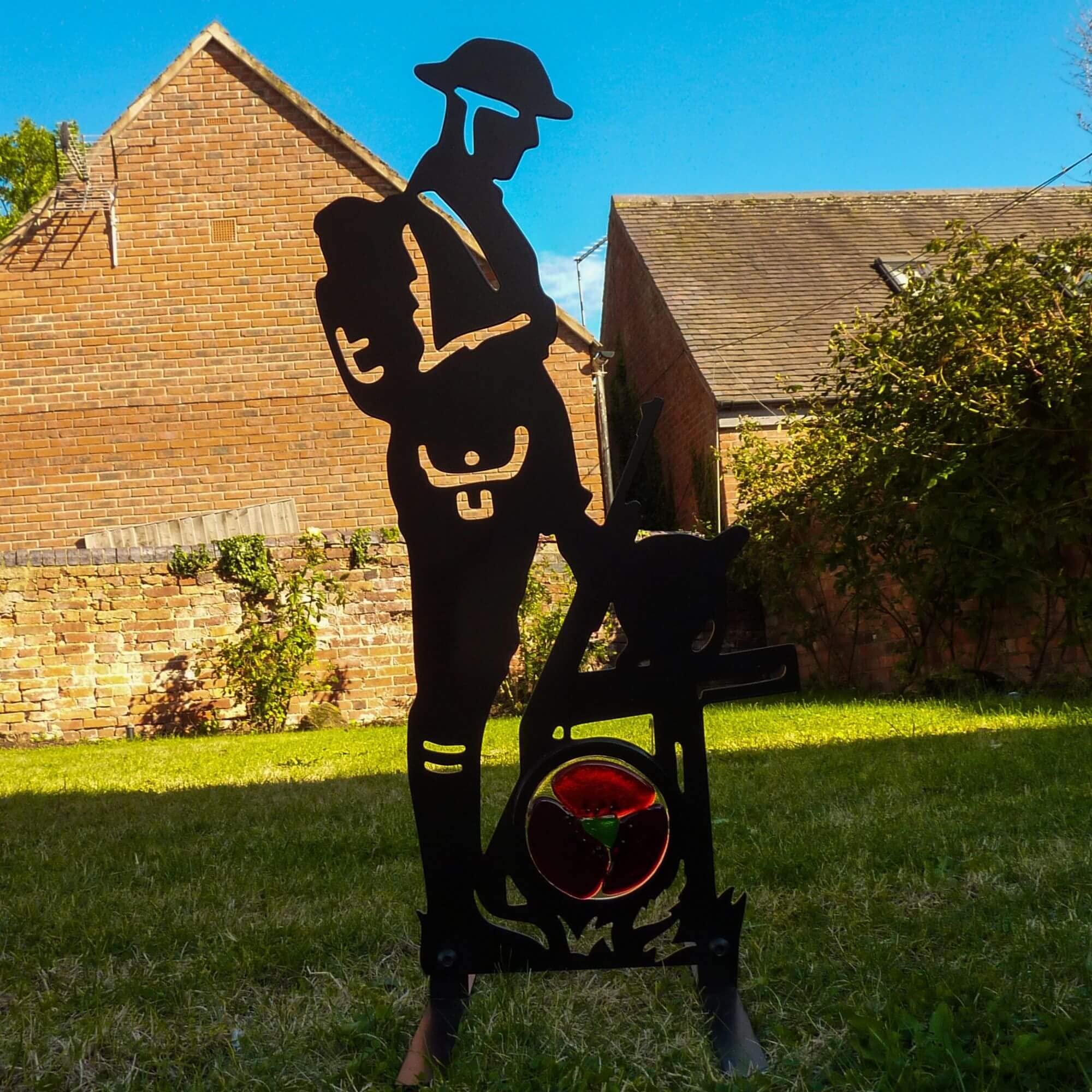 Buy Lest We Forget Statue 30x60cm Remembrance Day Sculpture Army ...