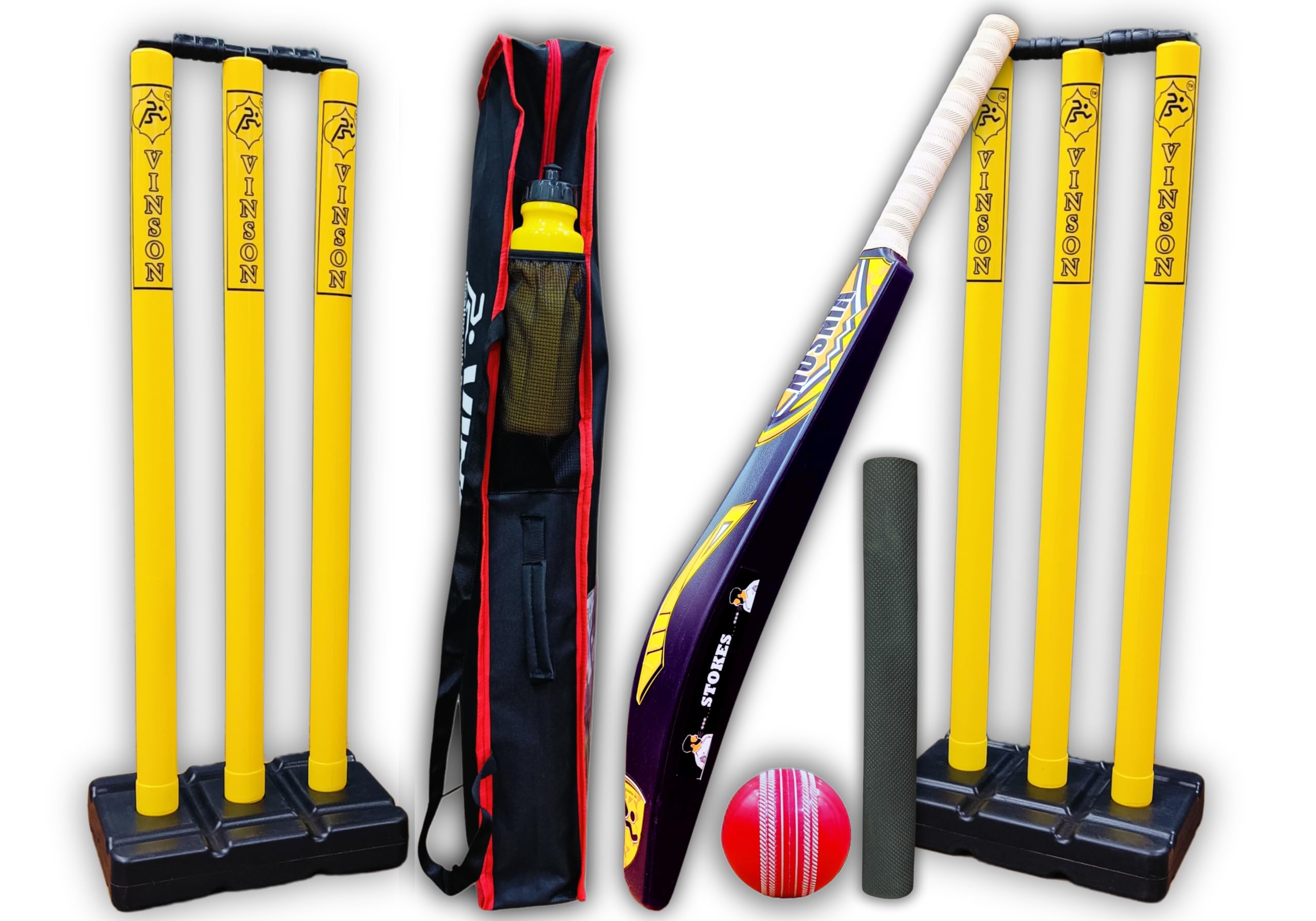 Buy Vinson Stokes Edition Senior Cricket Kit, Full-Size Heavy Duty ...