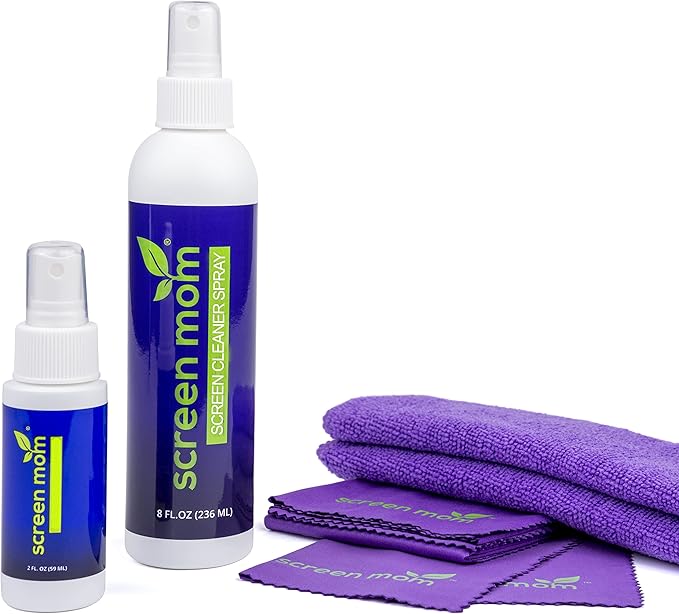 Amazon.com: Screen Mom Screen Cleaner Home & Away Bundle – Designed for ...