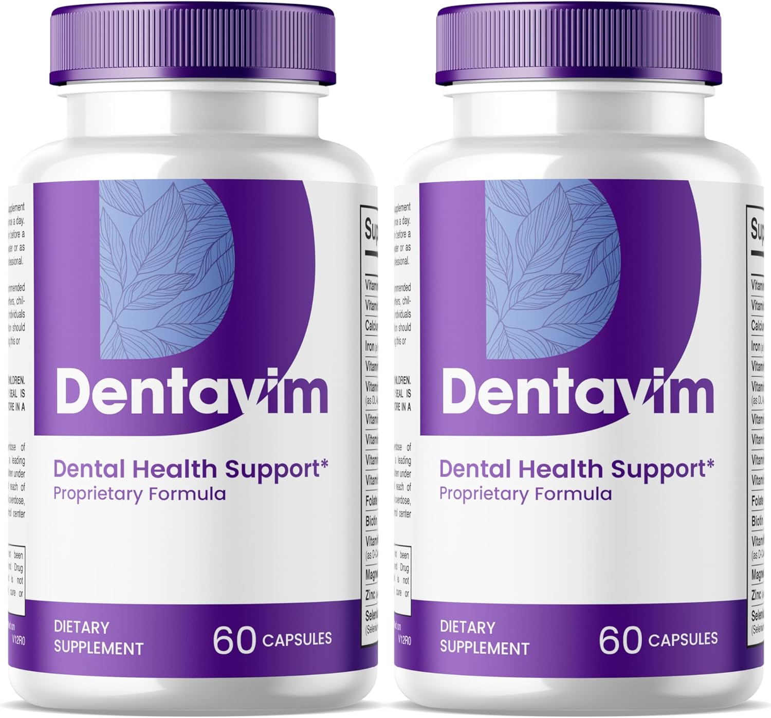Amazon.com: (2 Pack) Dentavim Capsules - All Natural Care for Teeth and ...