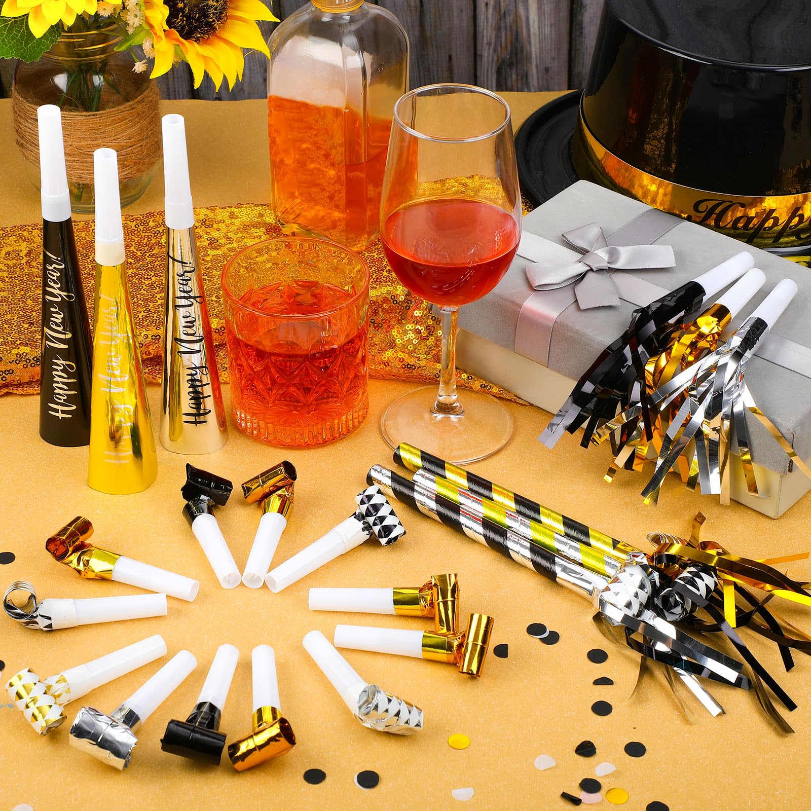 Snapklik.com : 150 Pieces 2026 New Years Eve Party Favors Glitter Noise ...