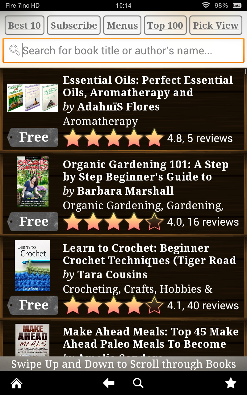 Free Cookbooks for Kindle, Free Cookbooks for Kindle Fire - App on ...