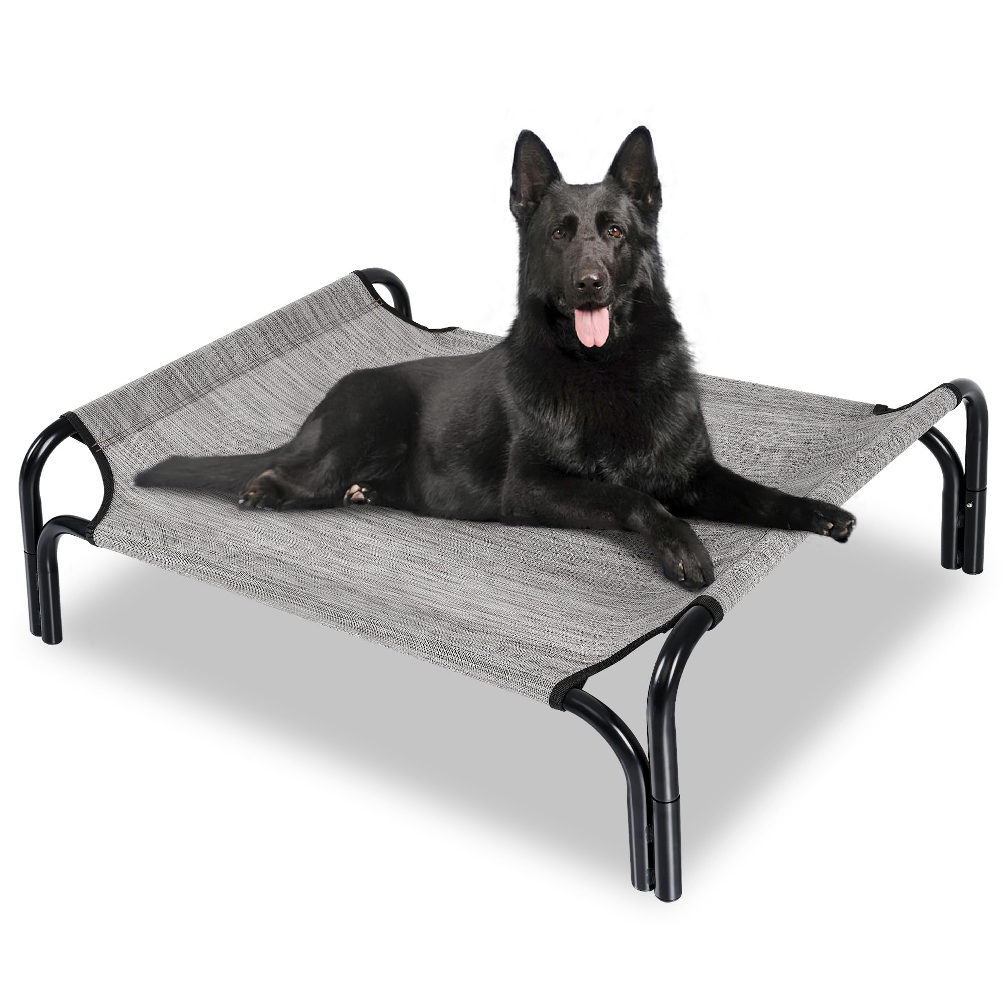 PetEase Cooling Elevated Dog Bed,Portable Dog Cot,with Washable Mesh ...