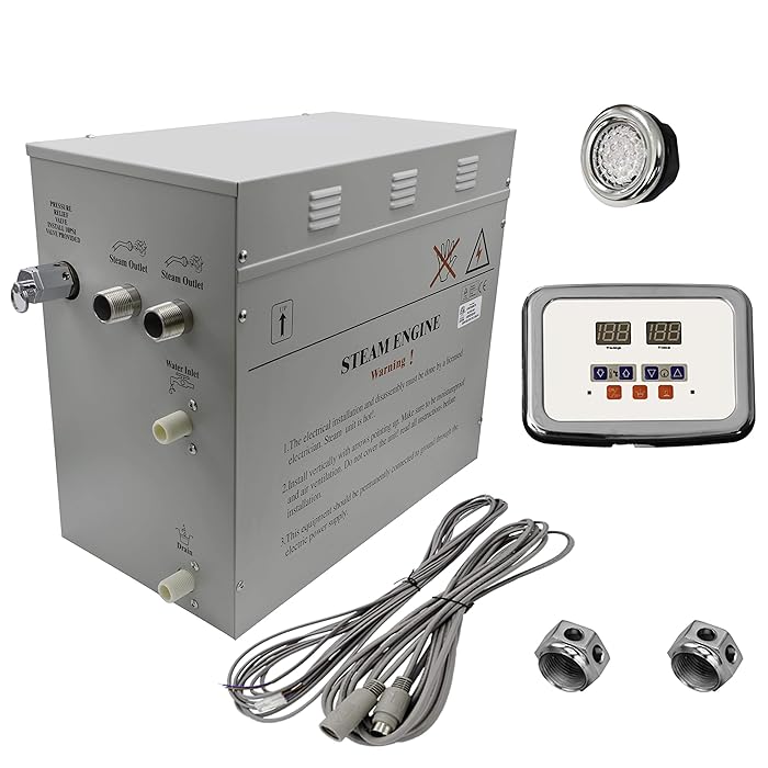 Buy Superior 12kW Self-Draining Steam Bath Generator with Waterproof ...