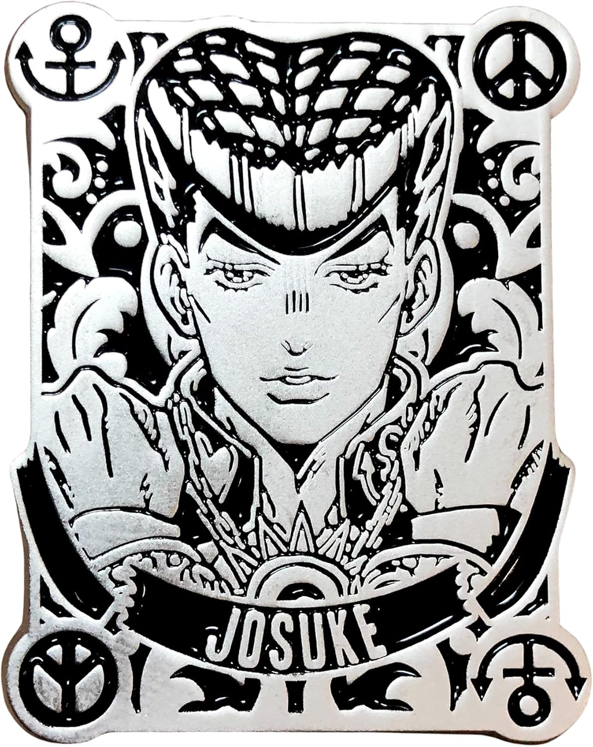 Amazon.com: Silver Badge Josuke Higashikata - Jojo's Bizarre Adventure ...