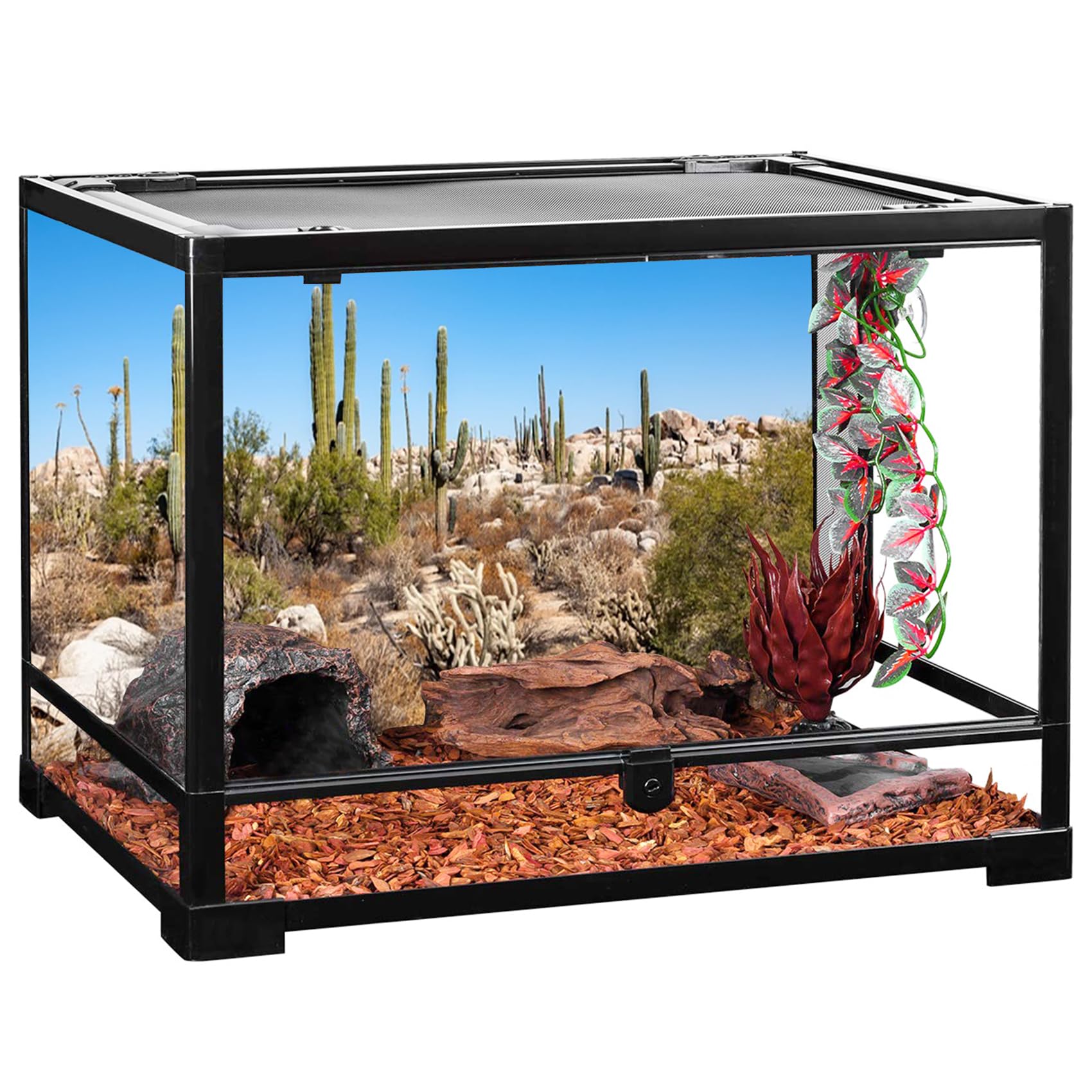Snapklik.com : Reptile Terrarium Background 36x24 Inch Western ...
