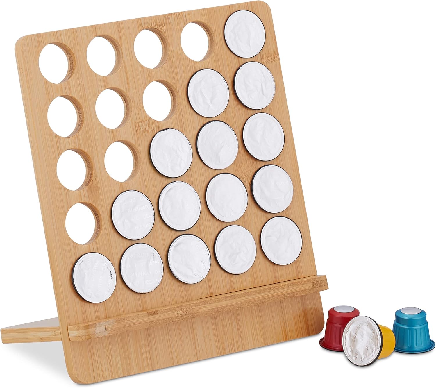 Relaxdays Coffee Pod Holder, Compatible with Nespresso, Stand for 25 ...