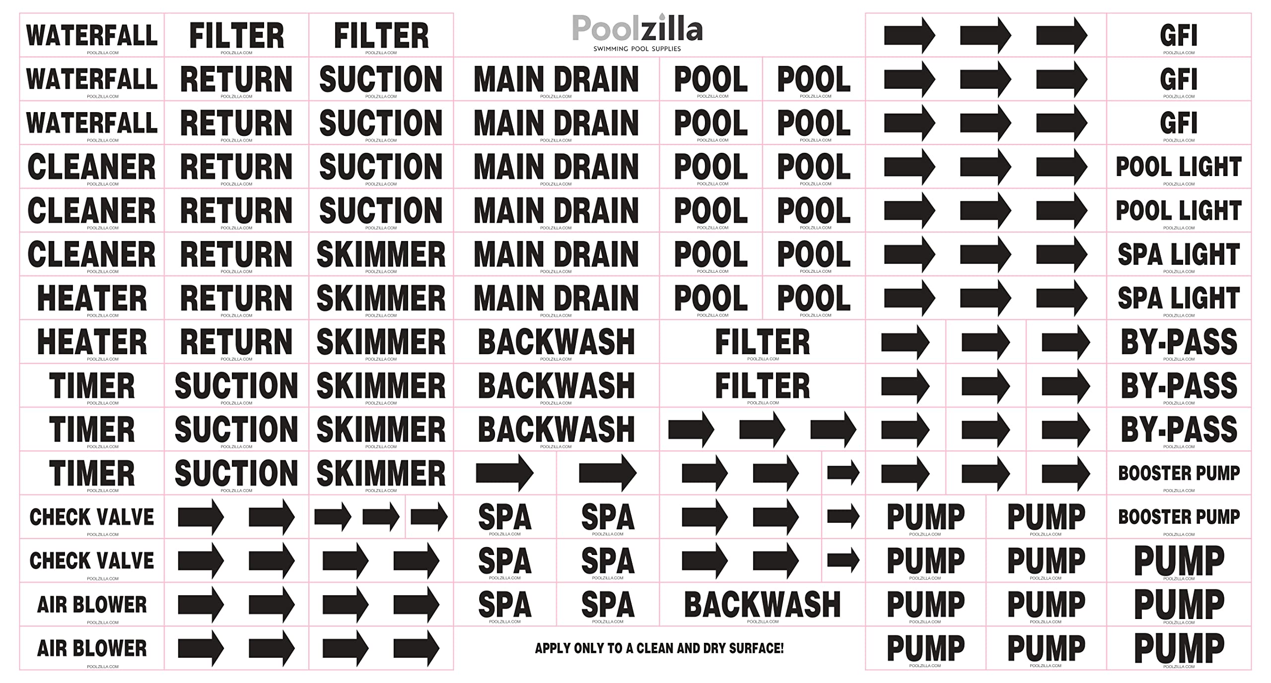 Buy Poolzilla Premium Waterproof Sticker Labels For Swimming Pool Buy Poolzilla Premium Waterproof Sticker Labels For Swimming Pool
