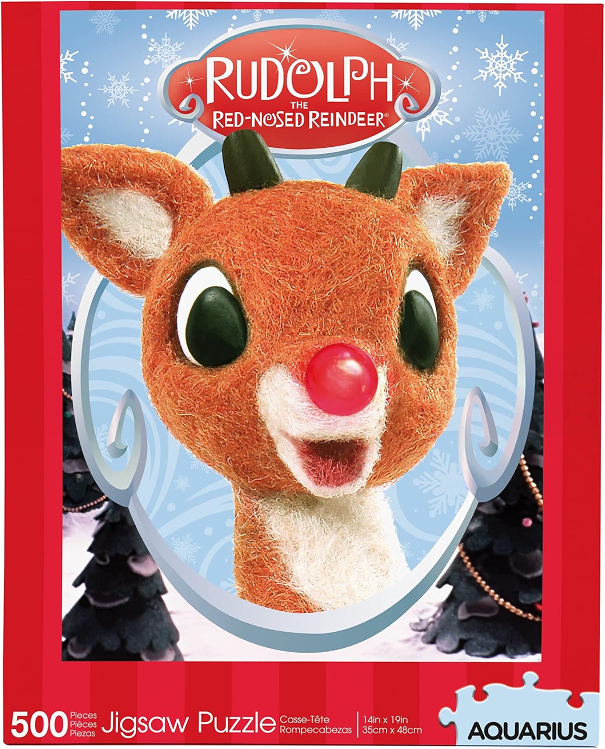 Amazon.com: Aquarius Rudolph the Red-Nosed Reindeer Puzzle (500 Piece ...