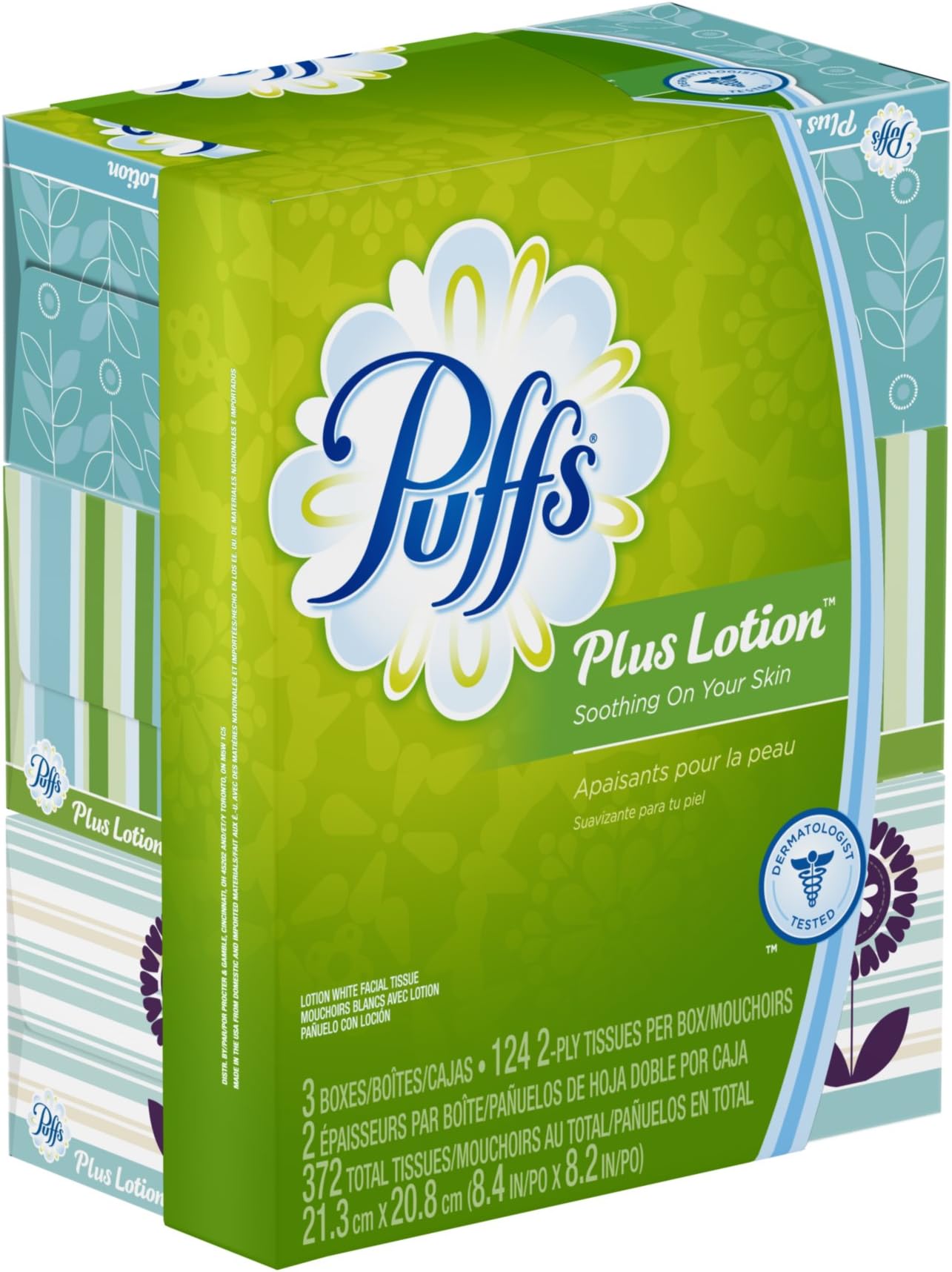 Amazon.com: Puffs Ultra Soft Facial Tissues, 24 Family Boxes, 124 ...
