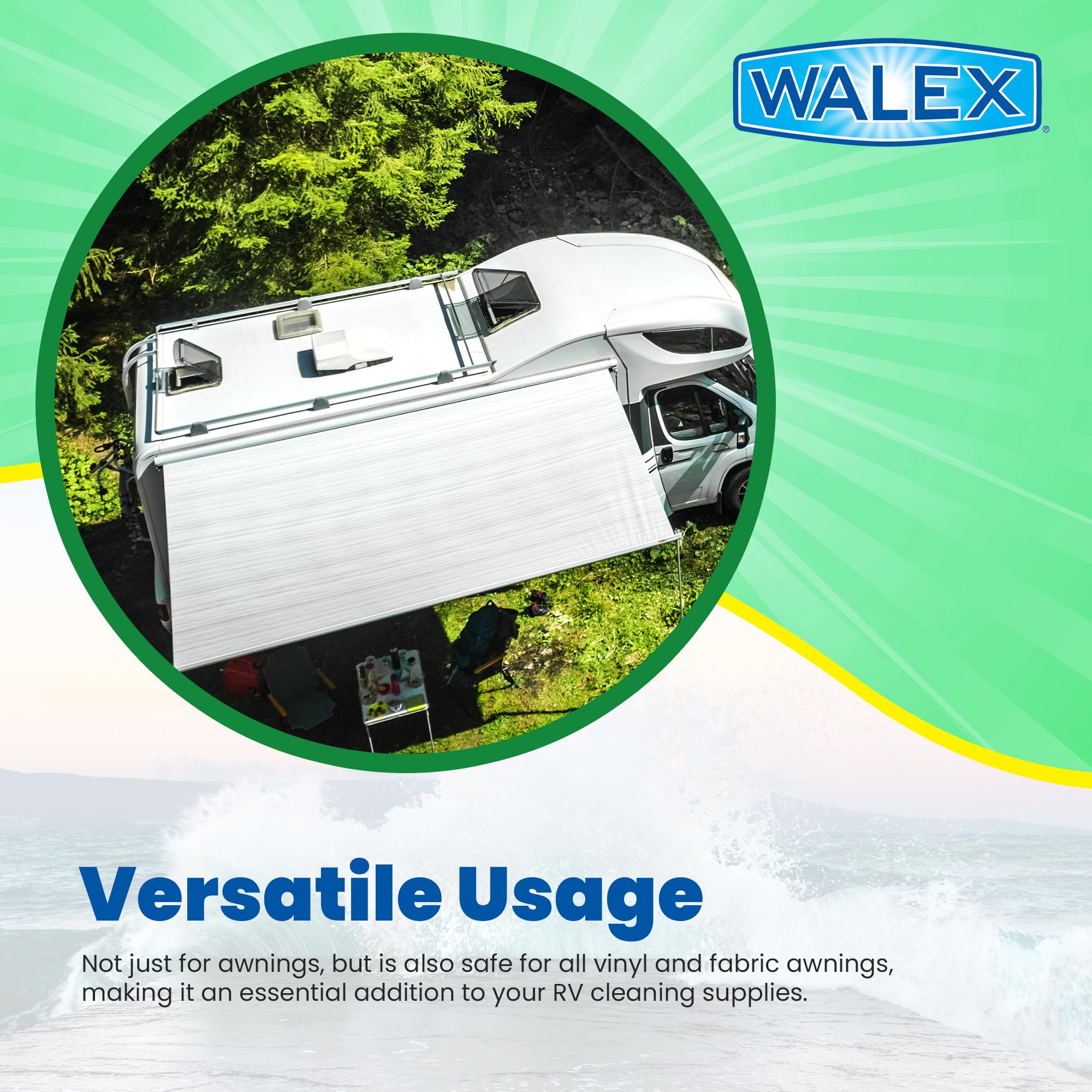 Rv Cleaner Exterior Walex RV Rubber Roof Cleaner & Conditioner - 1 ...