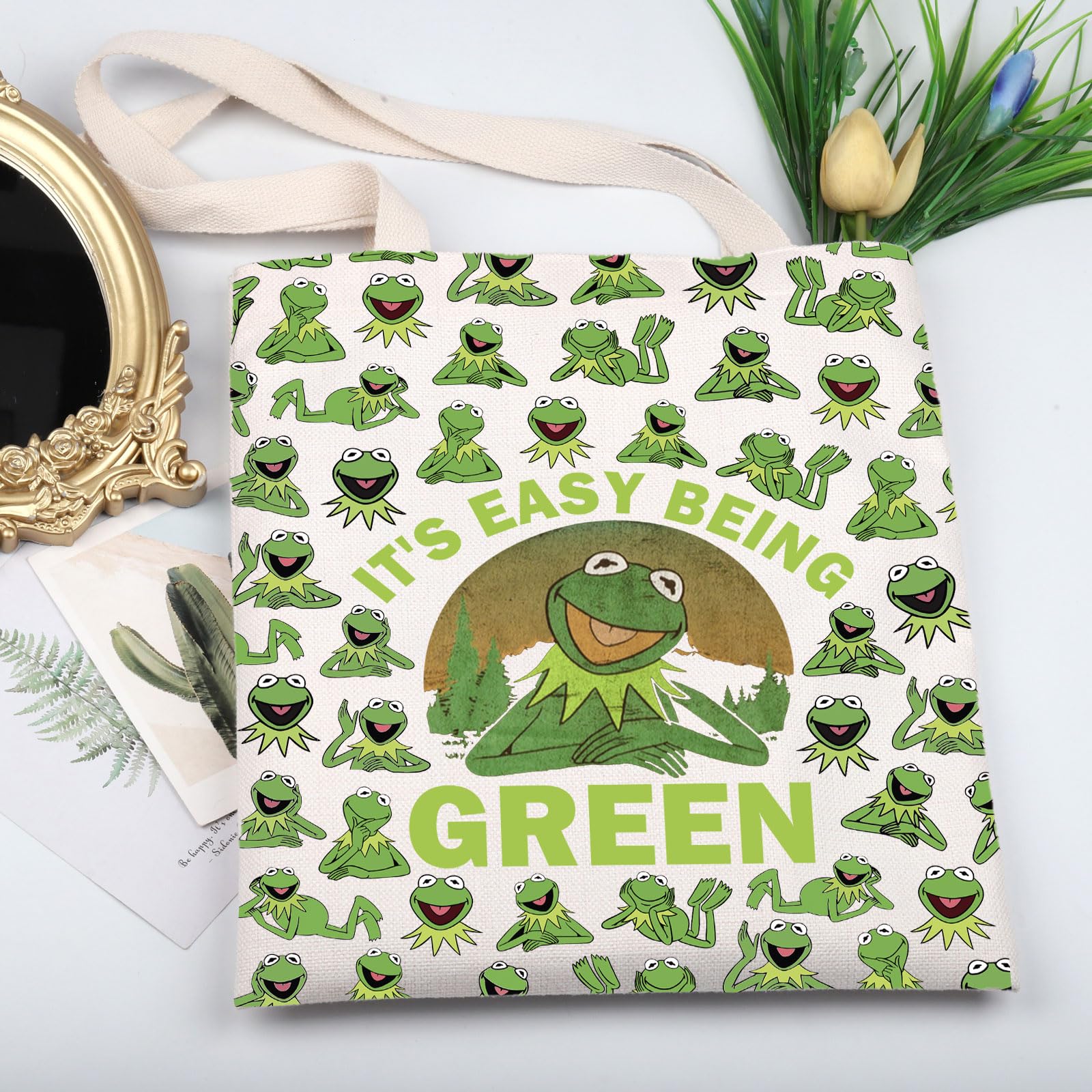 Snapklik.com : Muppet Movie Merchandise Inspired Tote Bag Kermit Frog ...