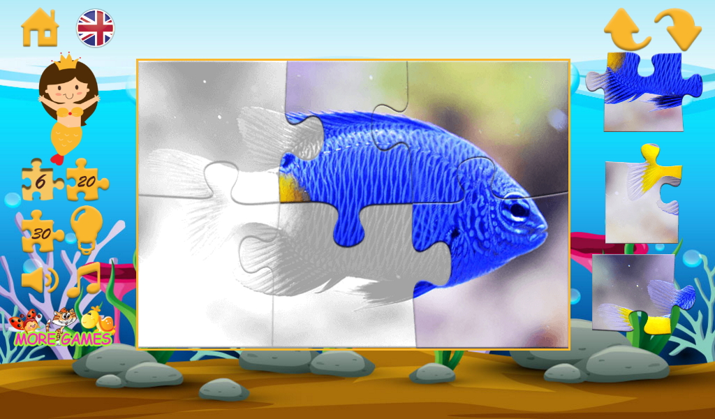 Puzzles with small fishes - App on Amazon Appstore