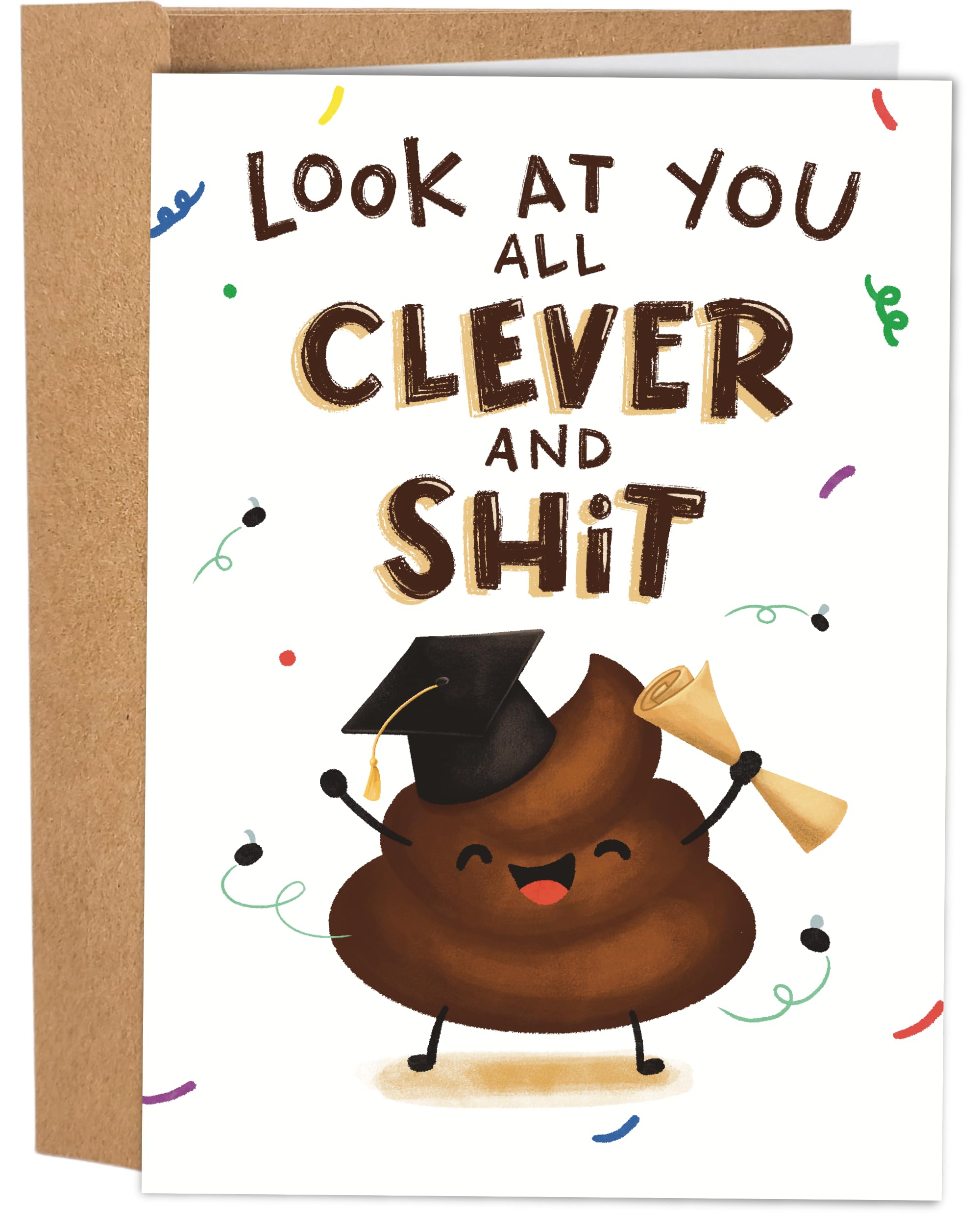 Graduation Card Funny Quotes Amazon.com : D4DREAM Funny Graduation