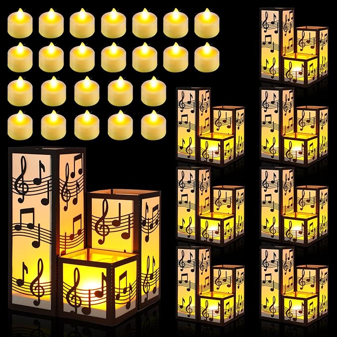 Amazon.com: Rossesay 24 Pcs Music Centerpieces for Table 3 Size Music ...