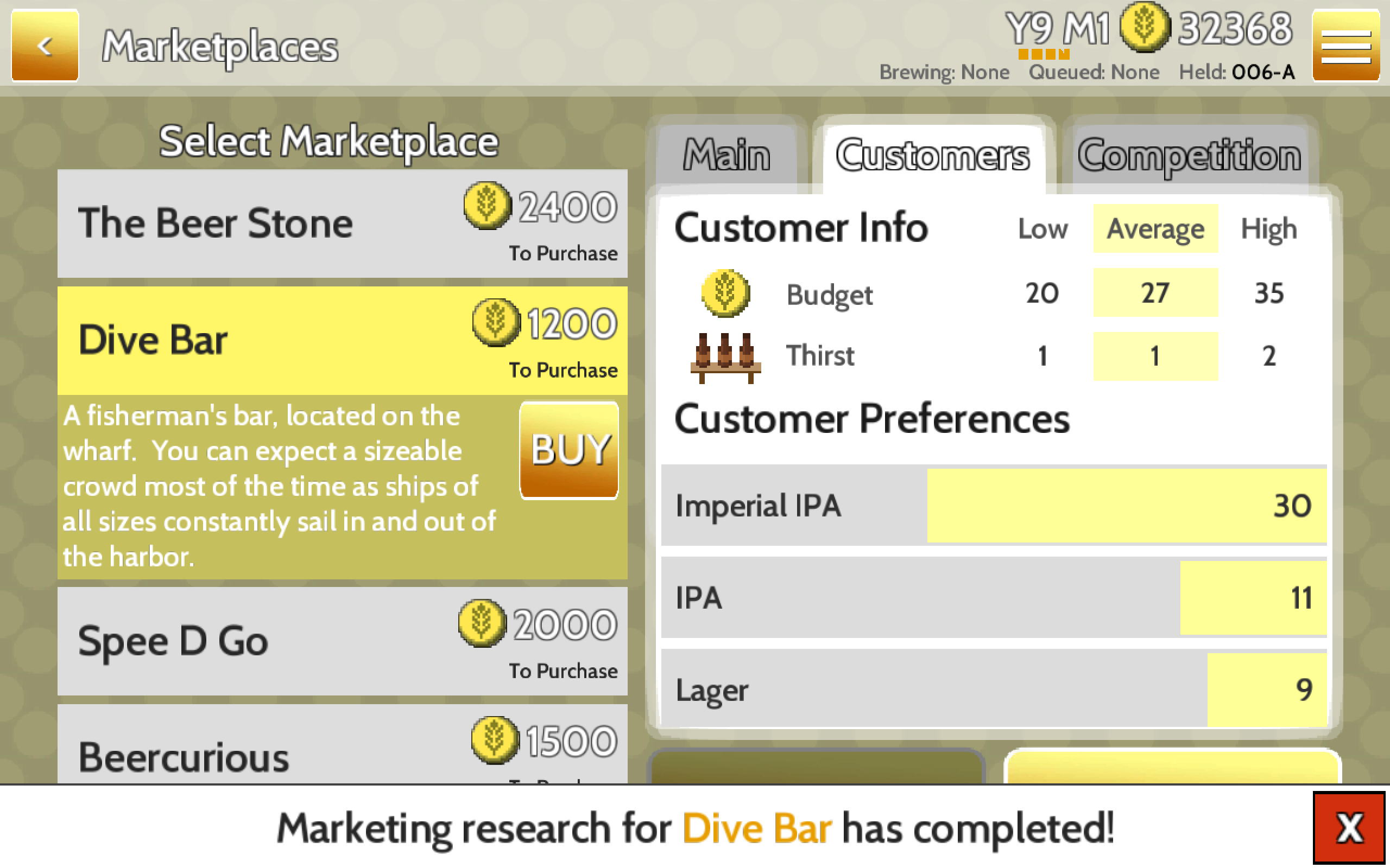 Fiz: The Brewery Management Game:Amazon.co.jp:Appstore for Android