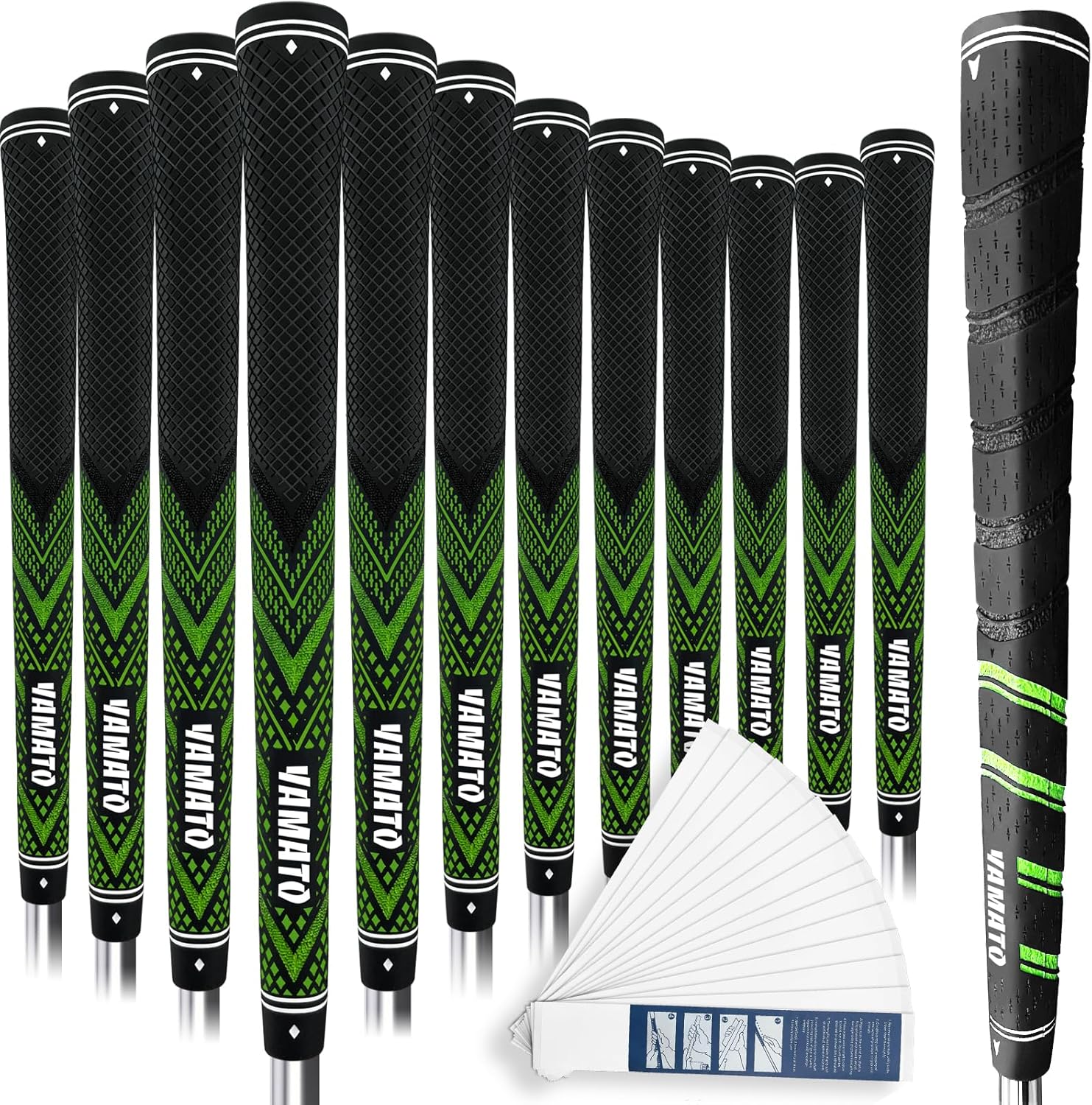 Amazon.com : Yamato New Series Golf Grips With Putter Grip And Golf ...