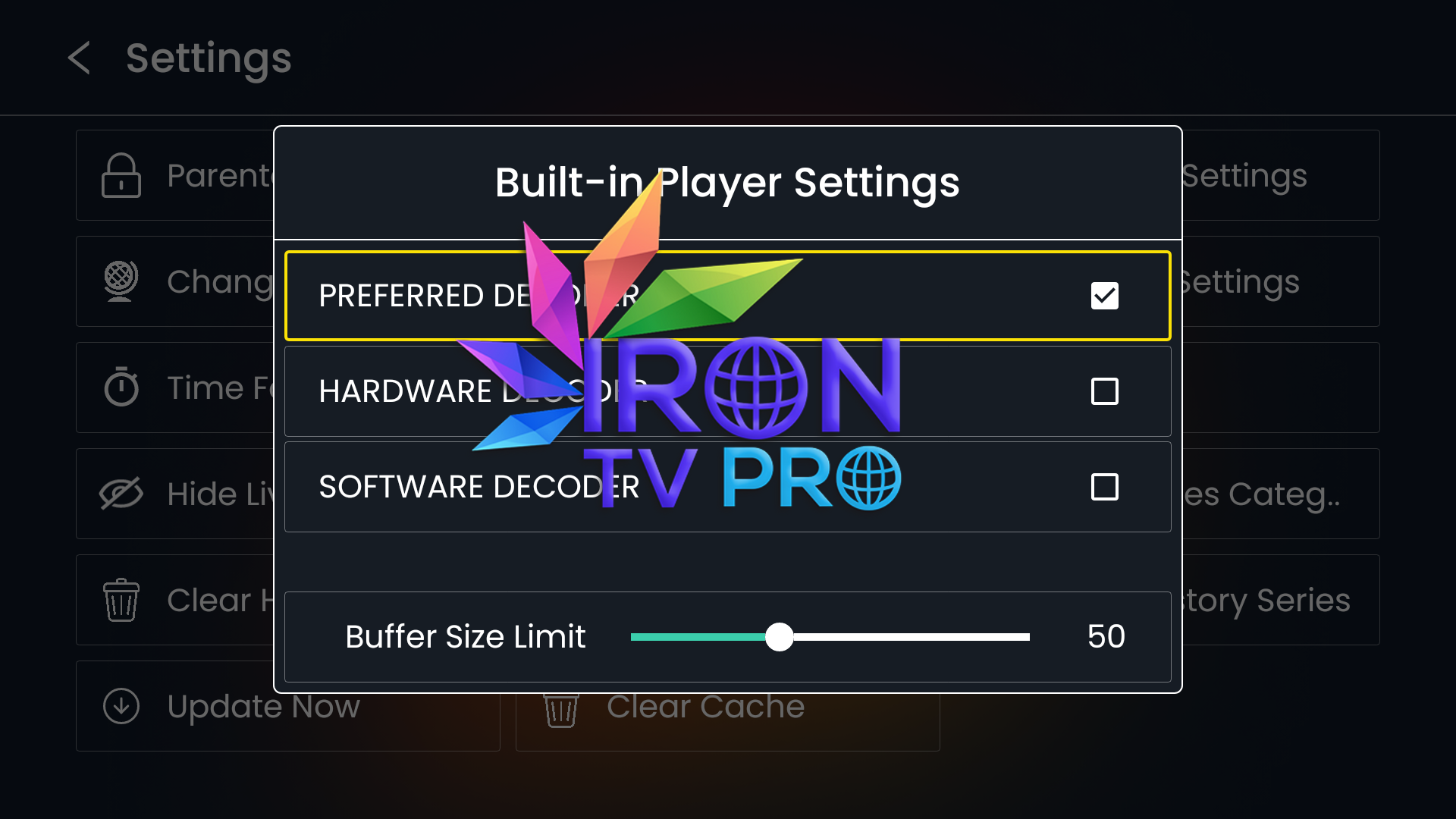 IRON TV PRO - Application sur Amazon Appstore