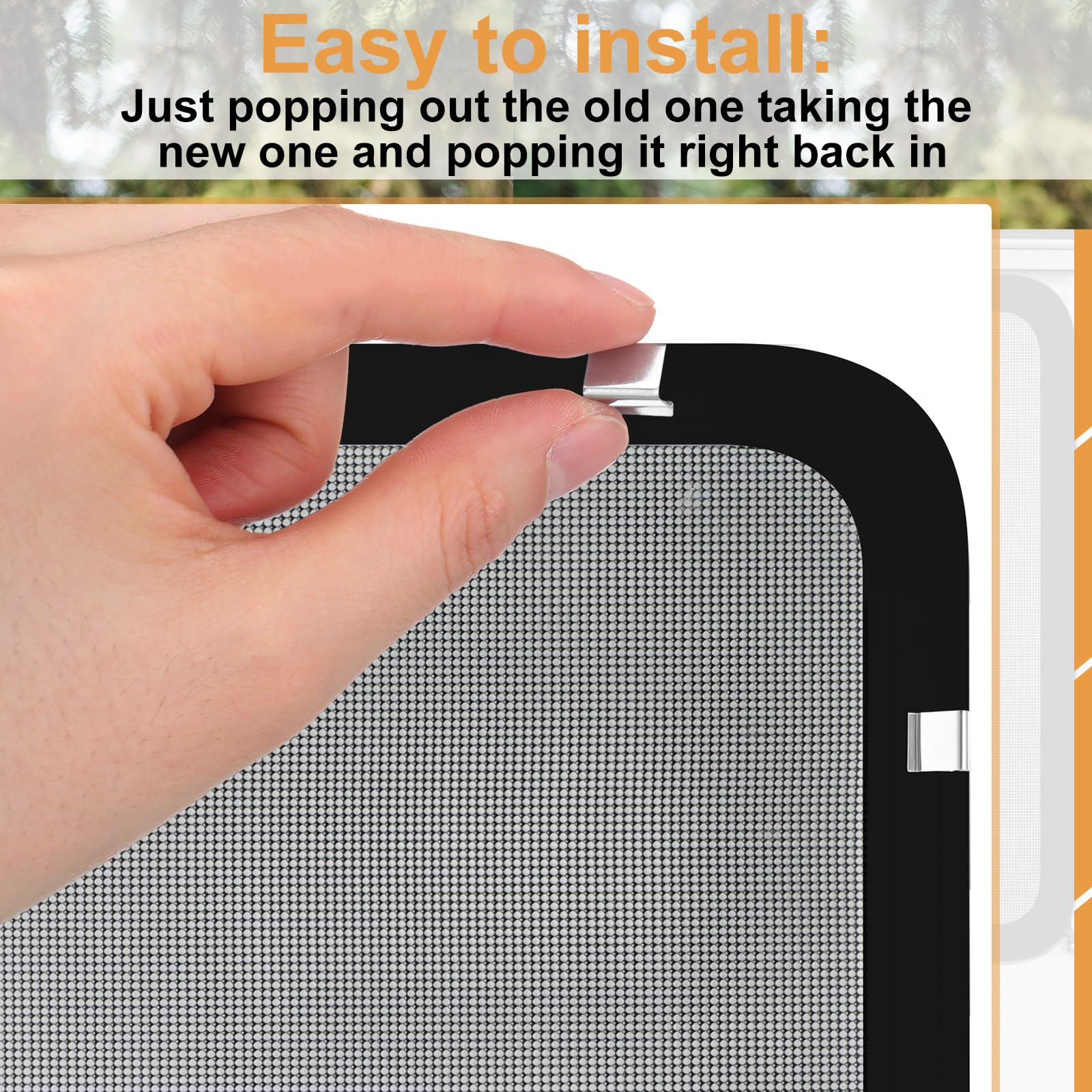 Snapklik.com : 16 Pcs RV Window Replacement Screen Clips Screen ...