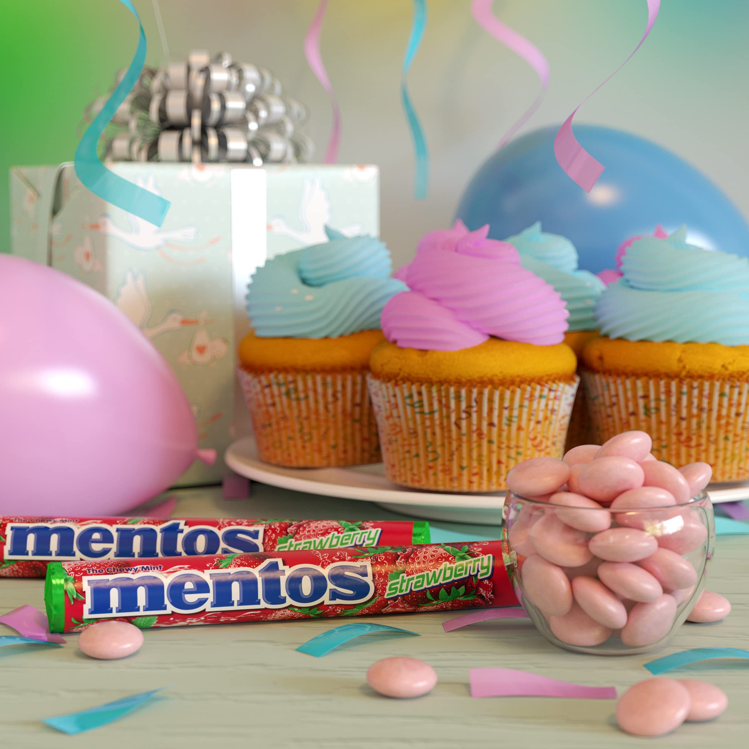 Strawberry Mentos